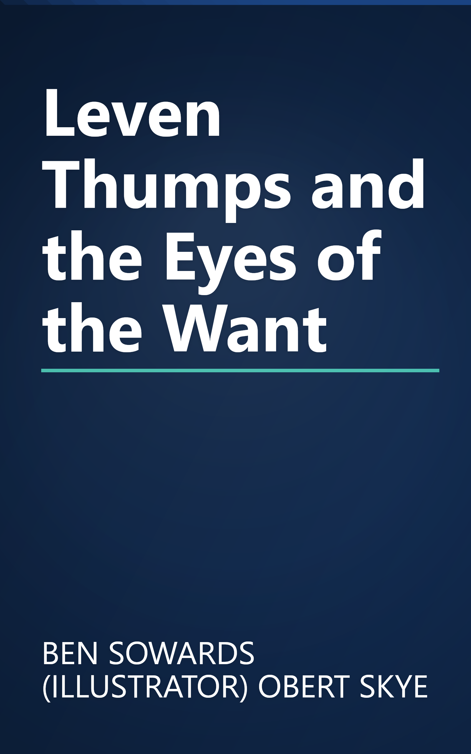 Leven Thumps and the Eyes of the Want book cover