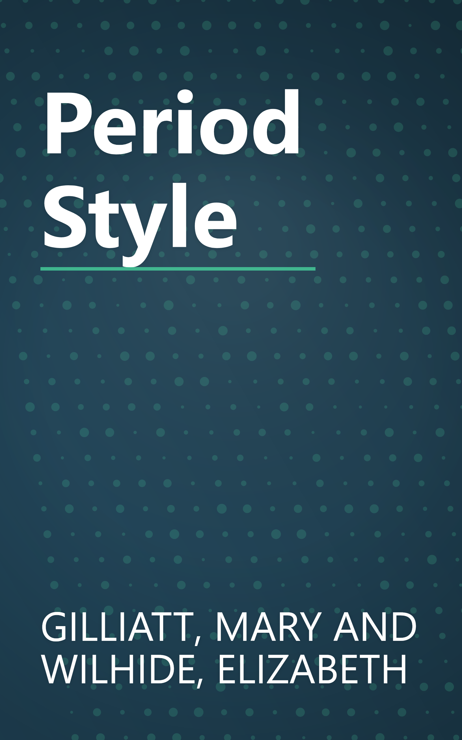 Period Style book cover