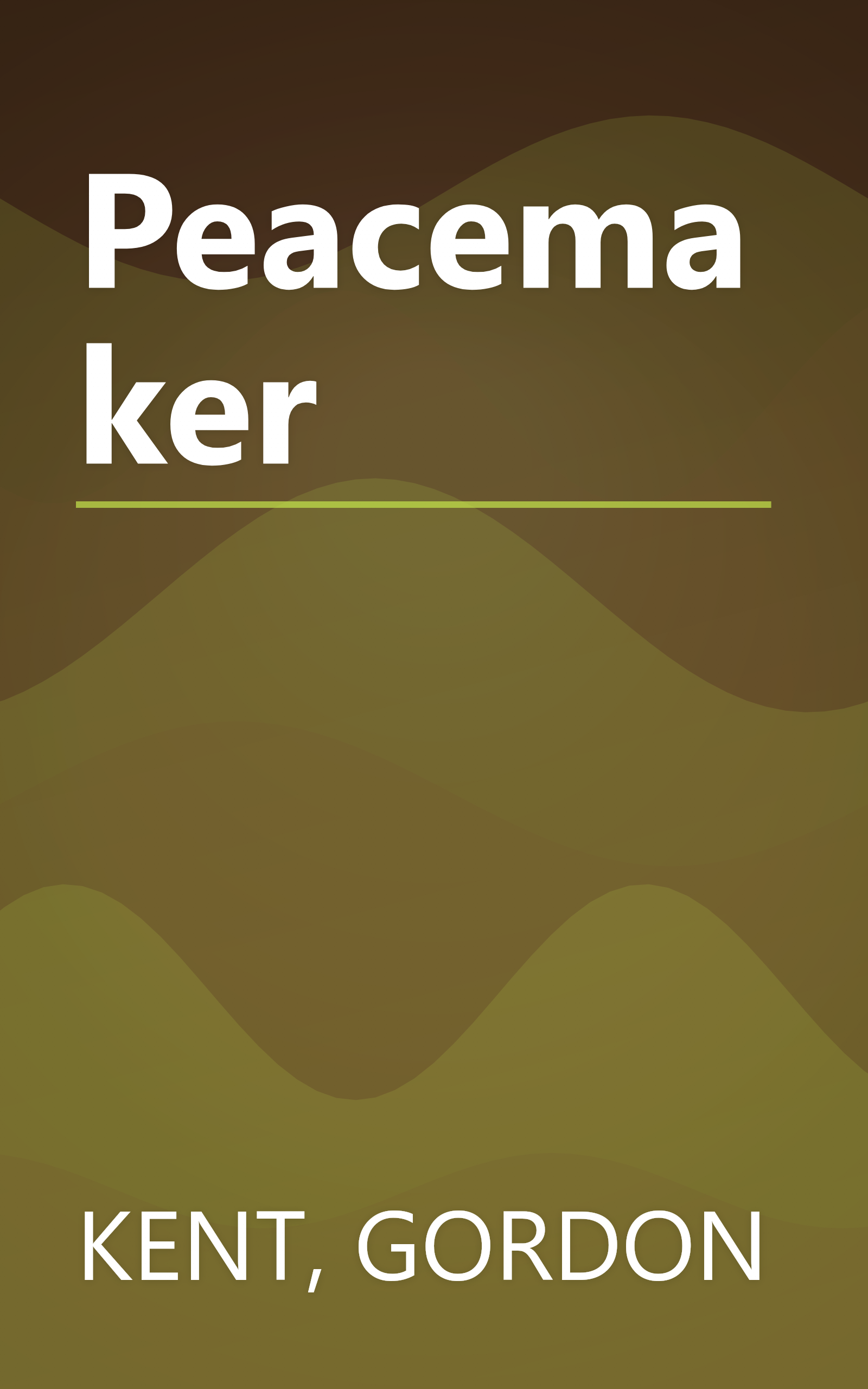 Peacemaker book cover