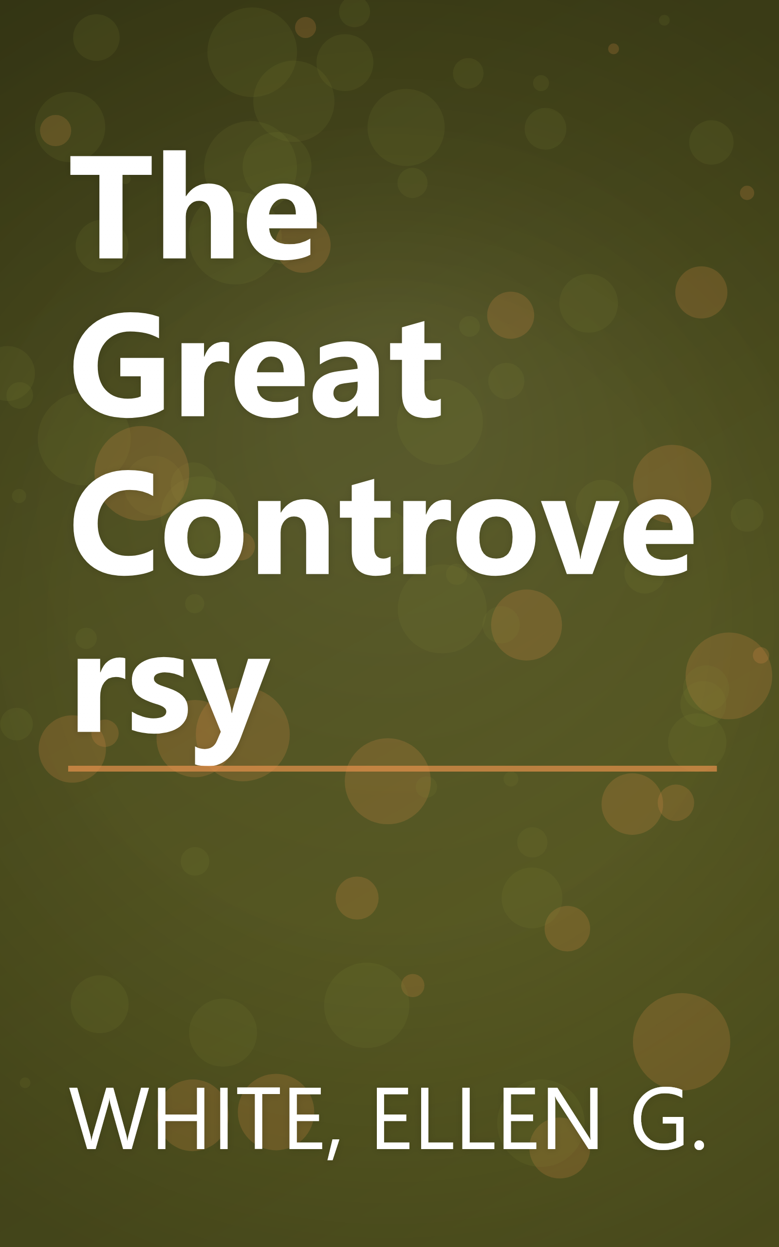 The Great Controversy book cover