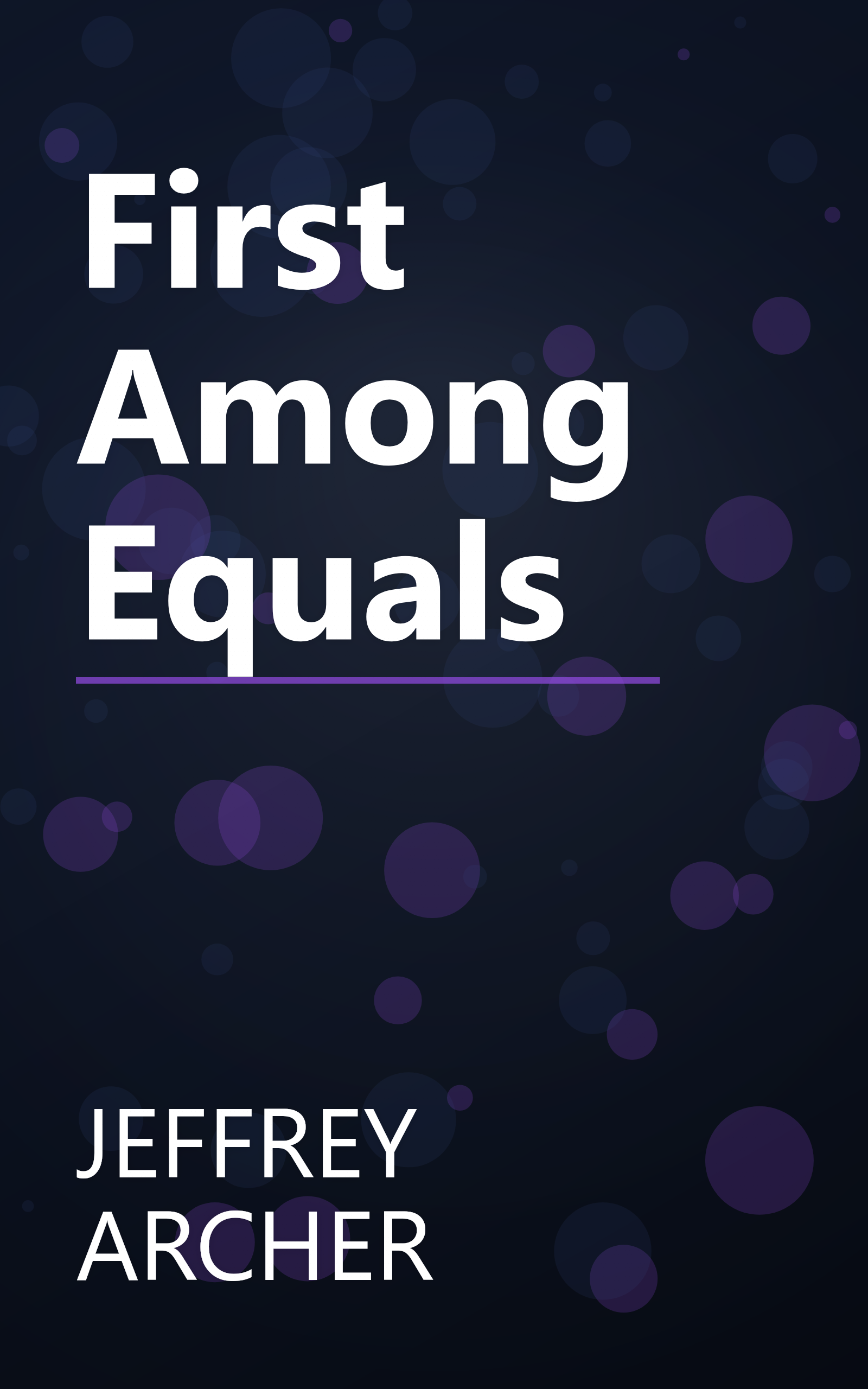 First Among Equals book cover
