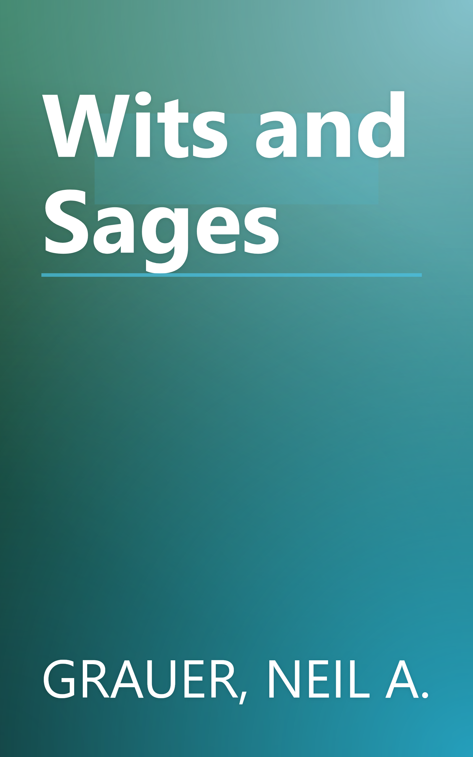 Wits and Sages book cover
