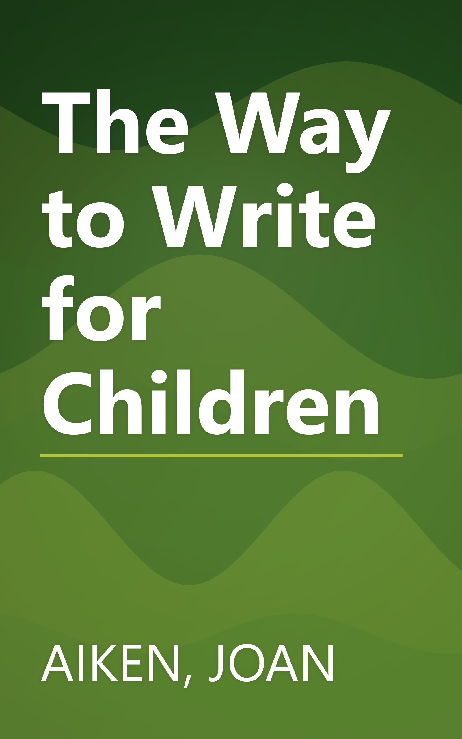 The Way to Write for Children book cover