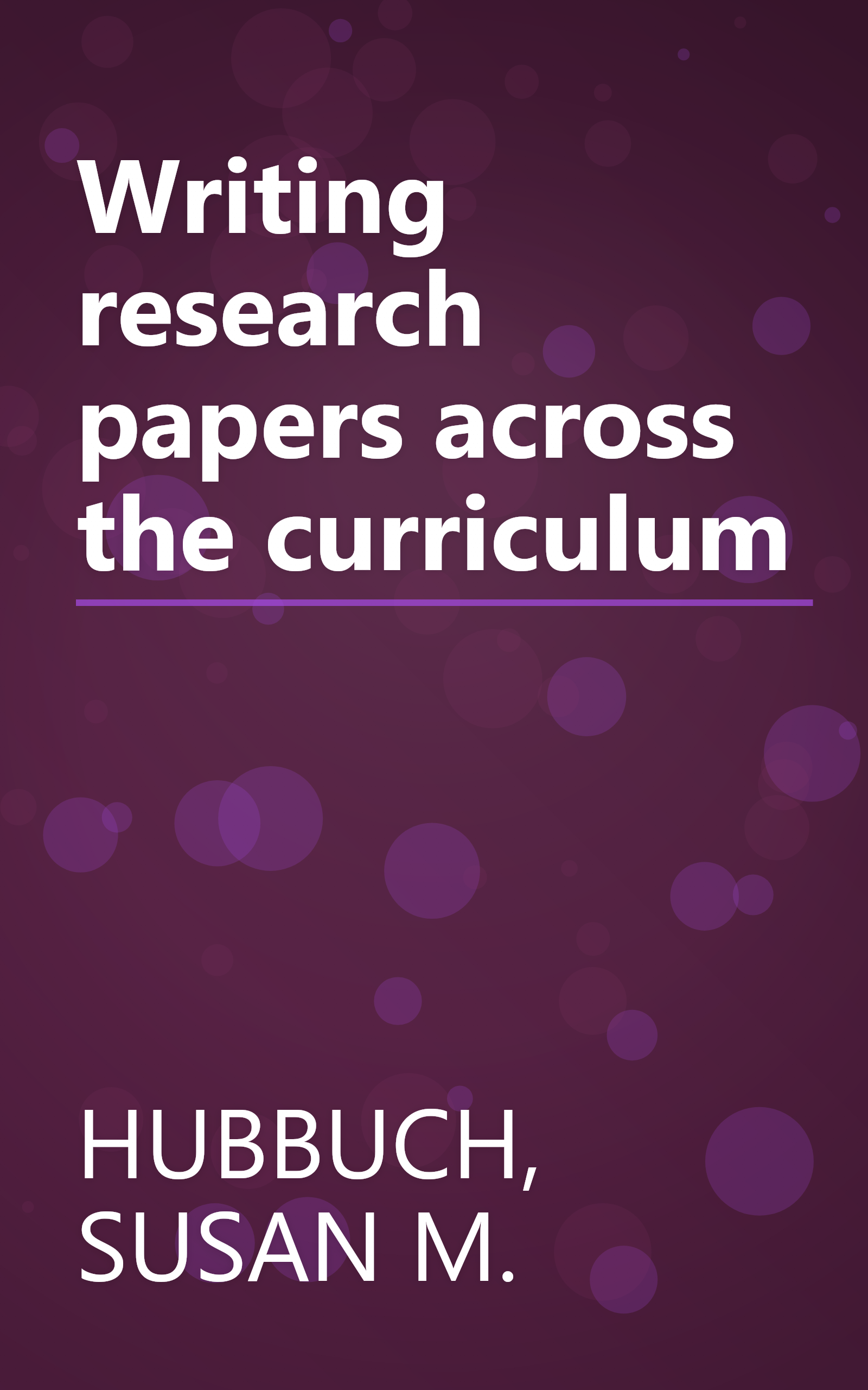 Writing research papers across the curriculum book cover