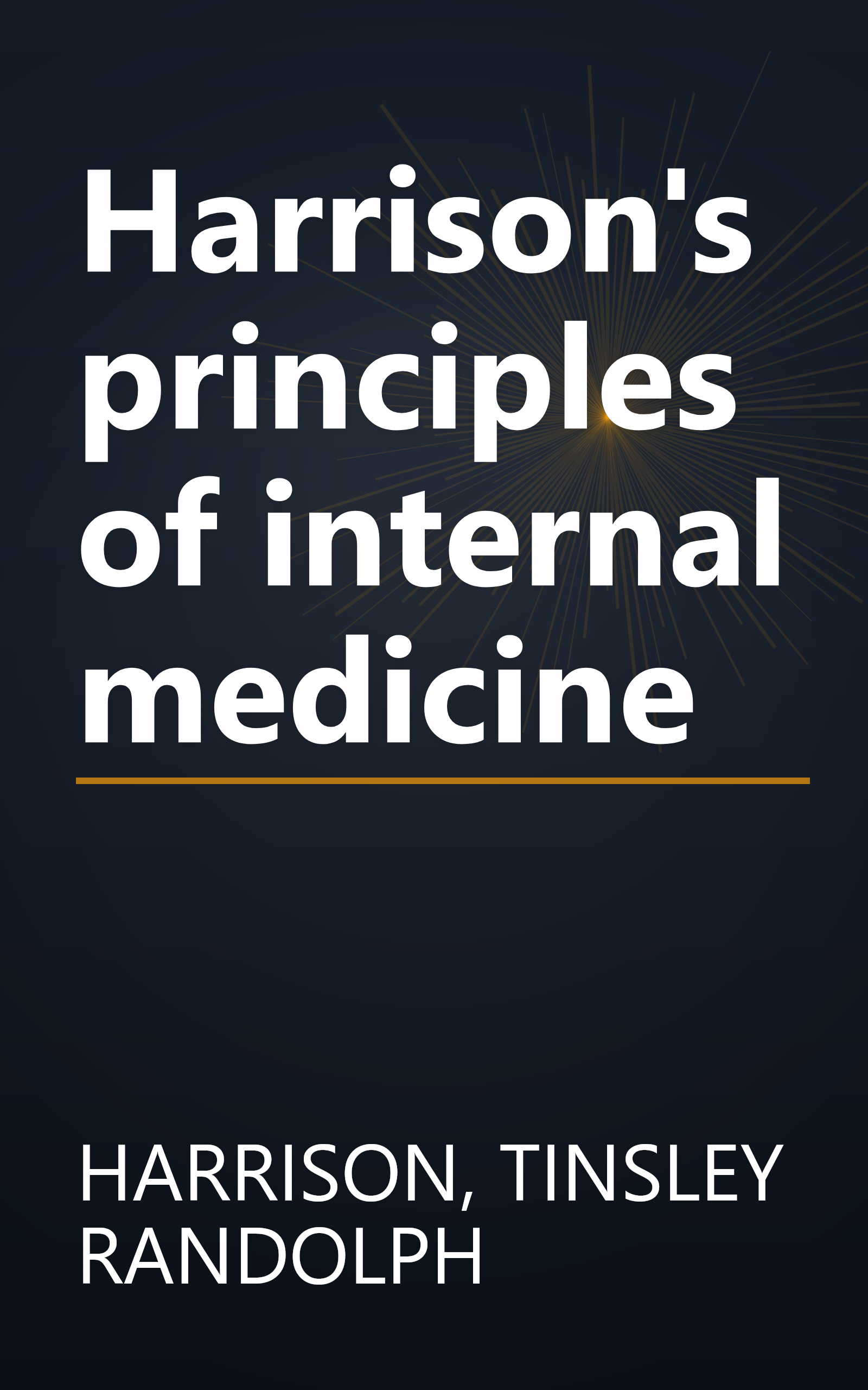Harrison's principles of internal medicine book cover