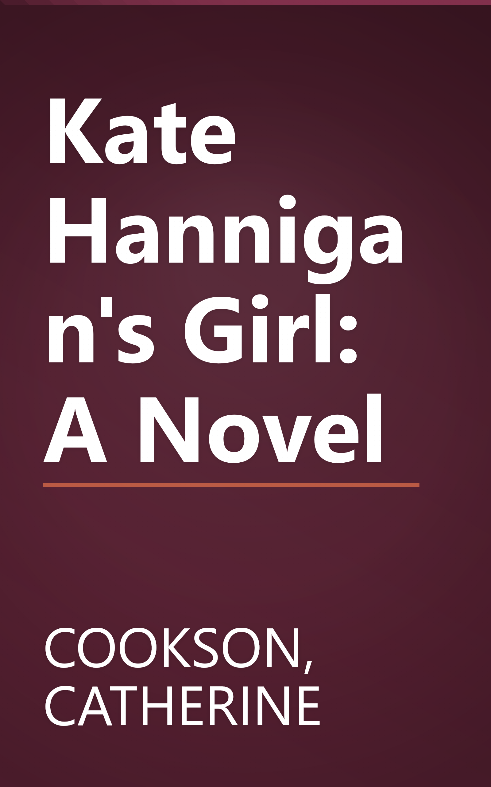 Kate Hannigan's Girl: A Novel book cover