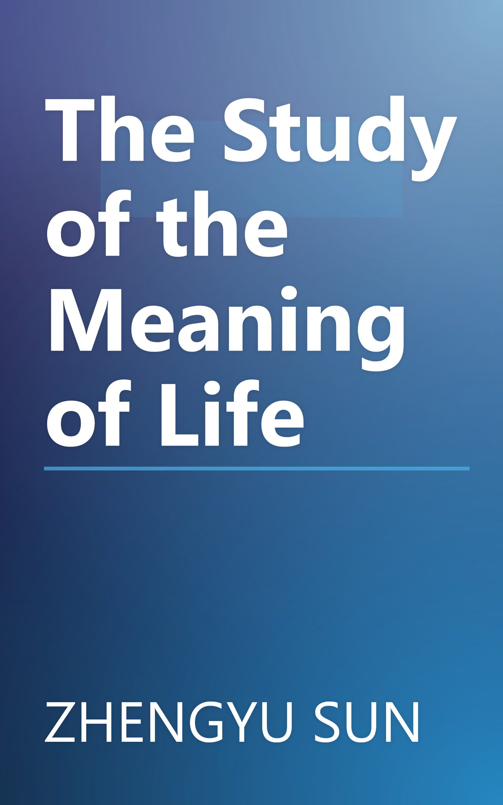 The Study of the Meaning of Life book cover