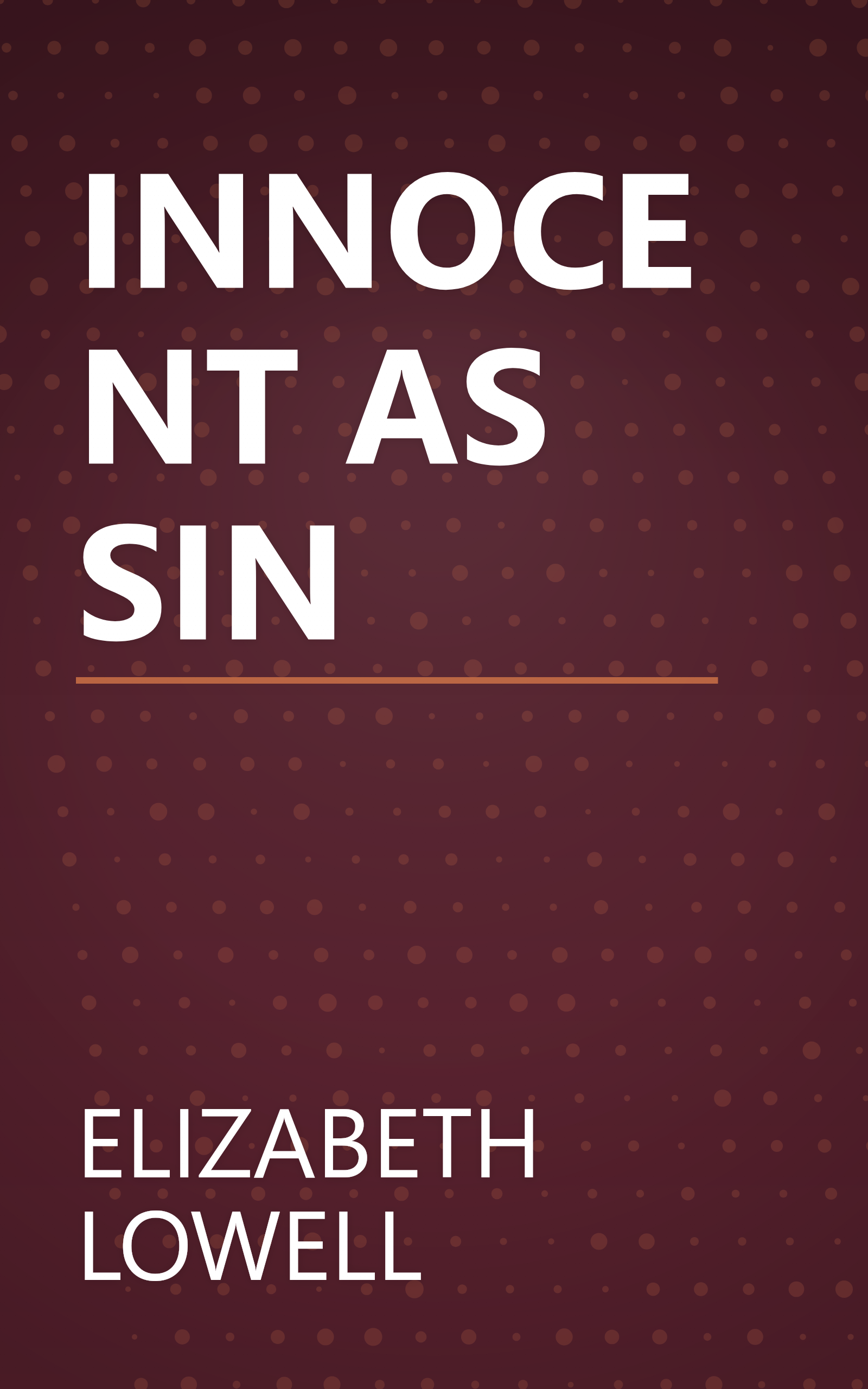 INNOCENT AS SIN book cover