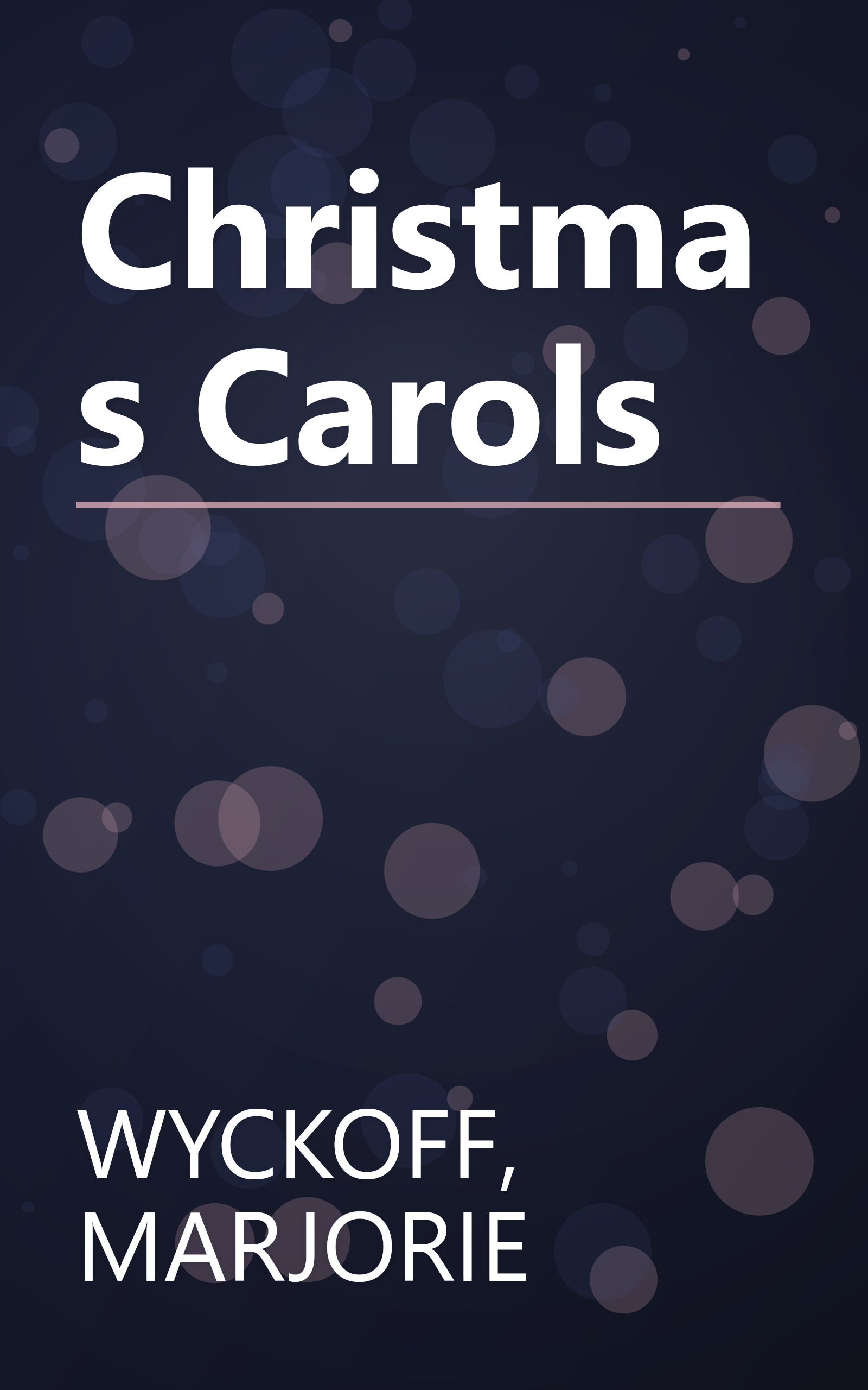 Christmas Carols book cover