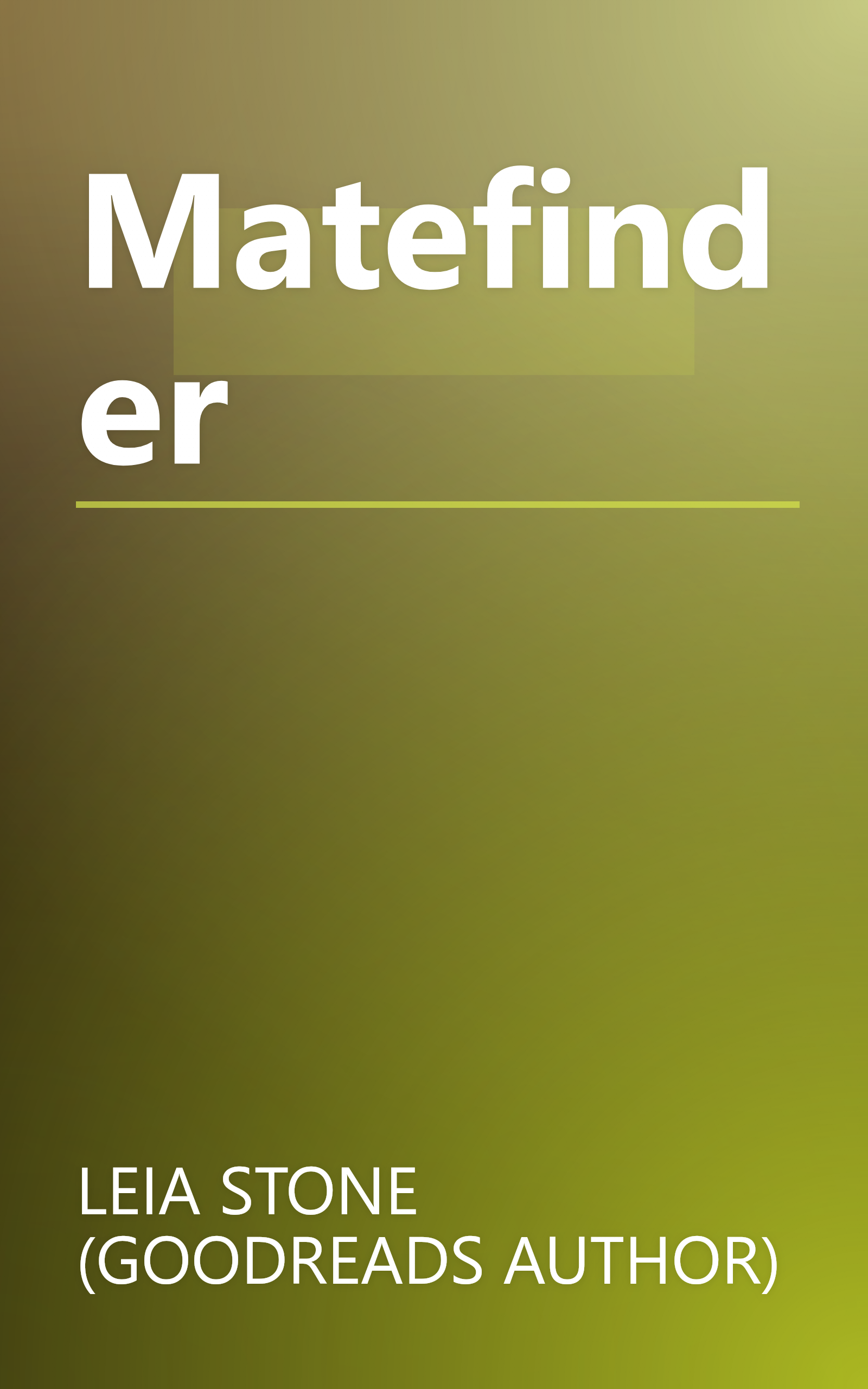 Matefinder book cover