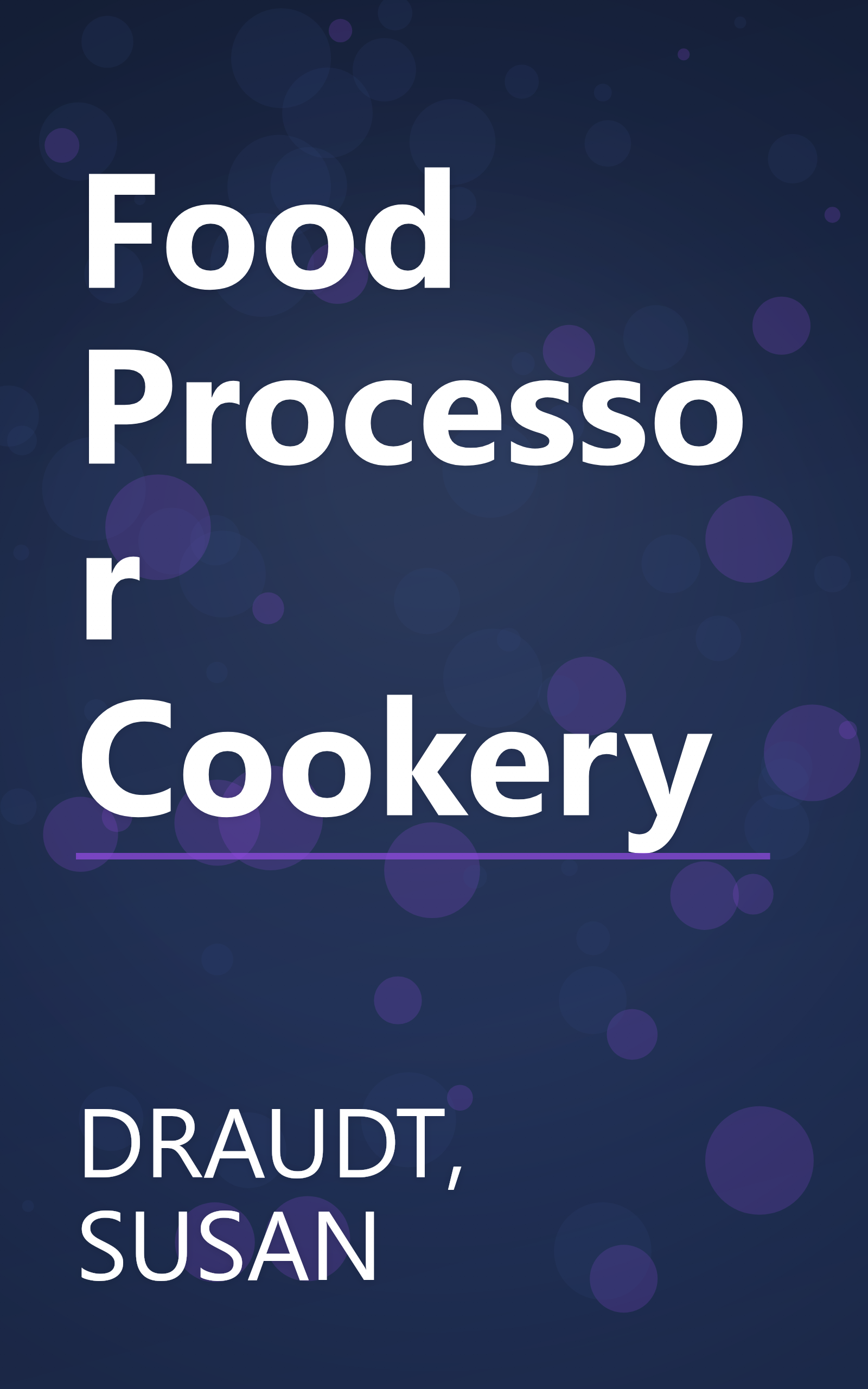 Food Processor Cookery book cover