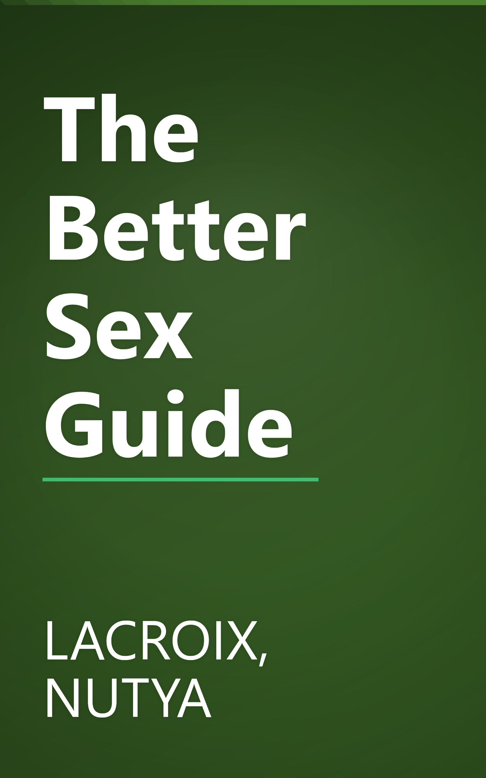 The Better Sex Guide book cover