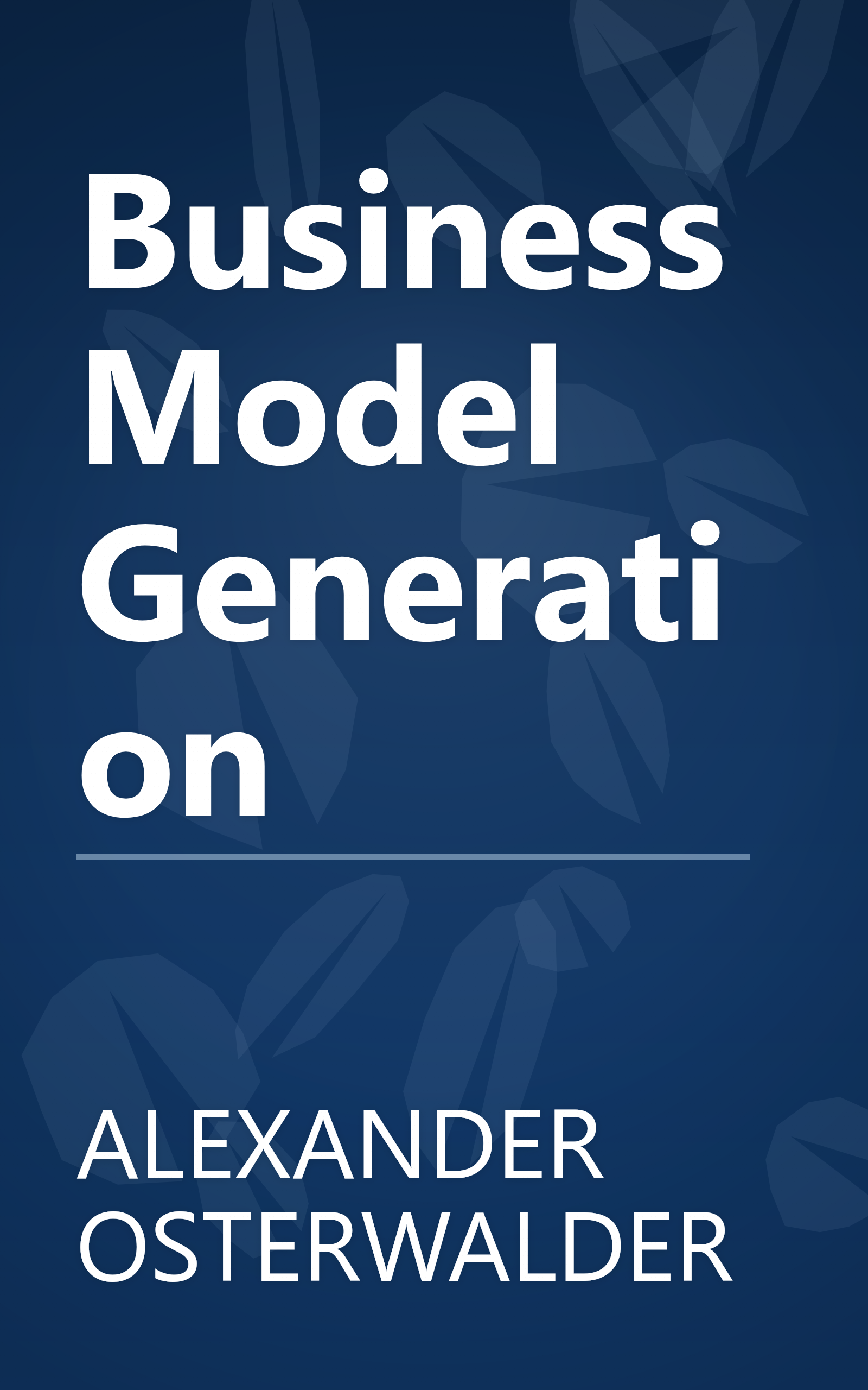 Business Model Generation book cover