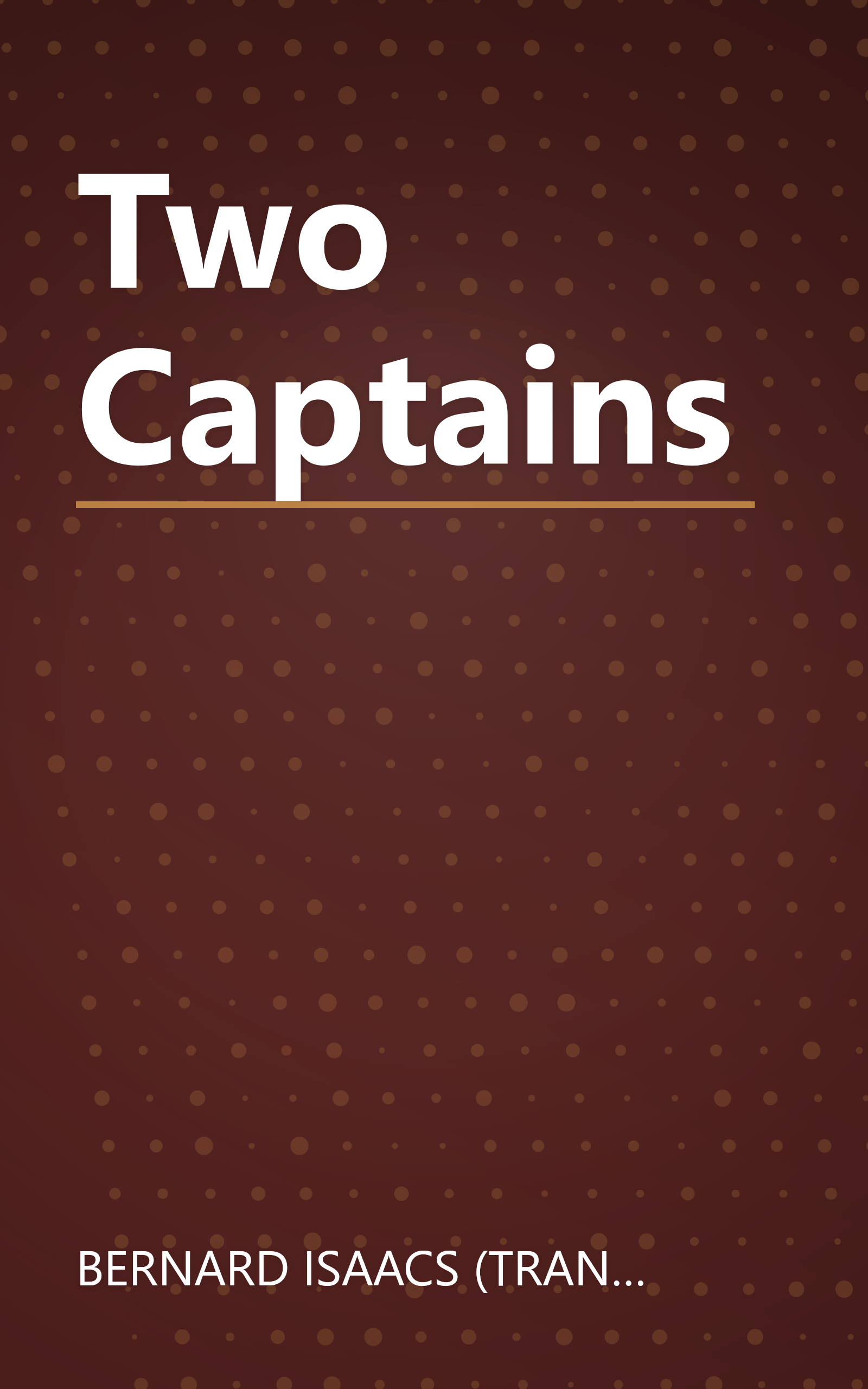 Two Captains book cover
