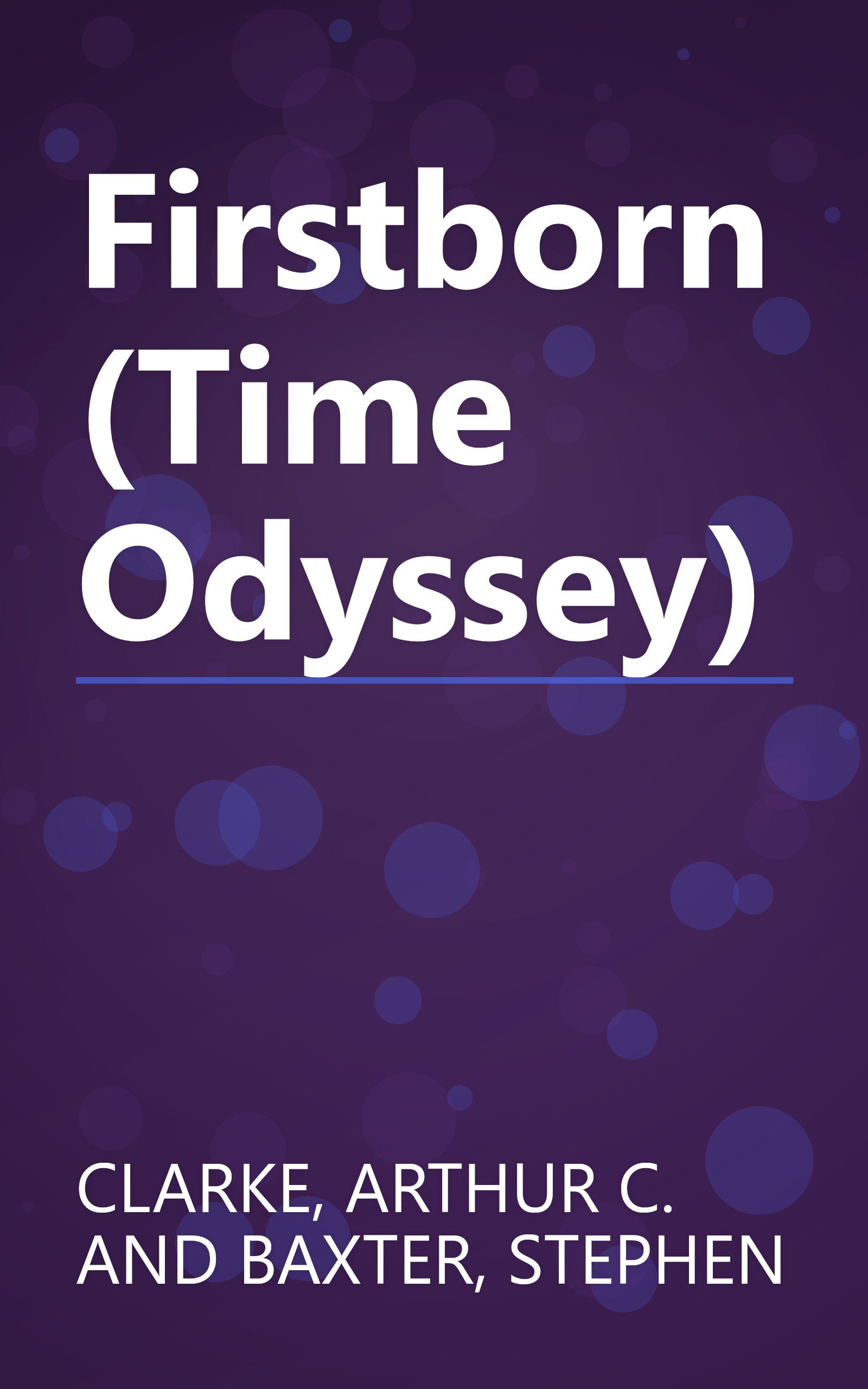 Firstborn (Time Odyssey) book cover