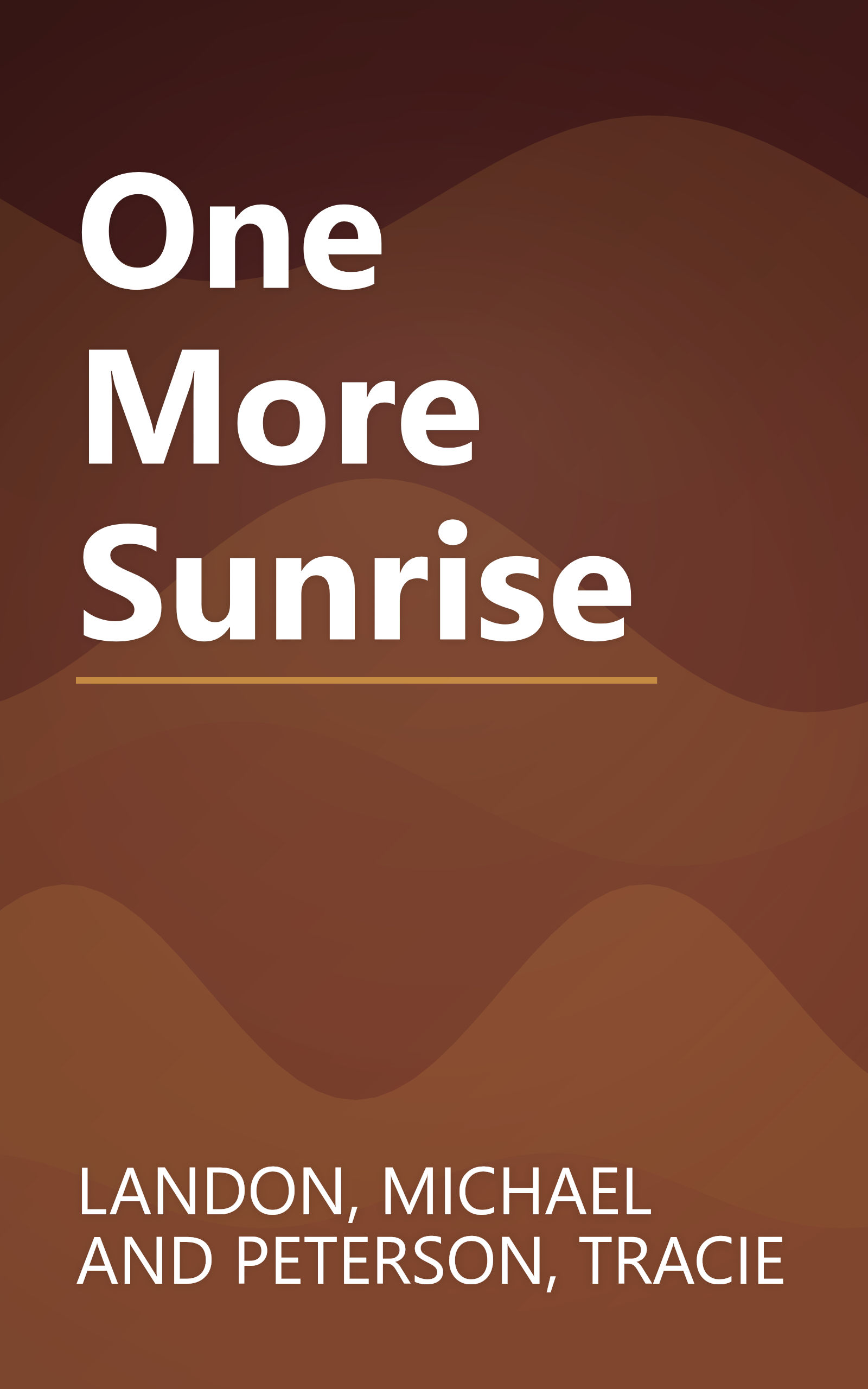One More Sunrise book cover