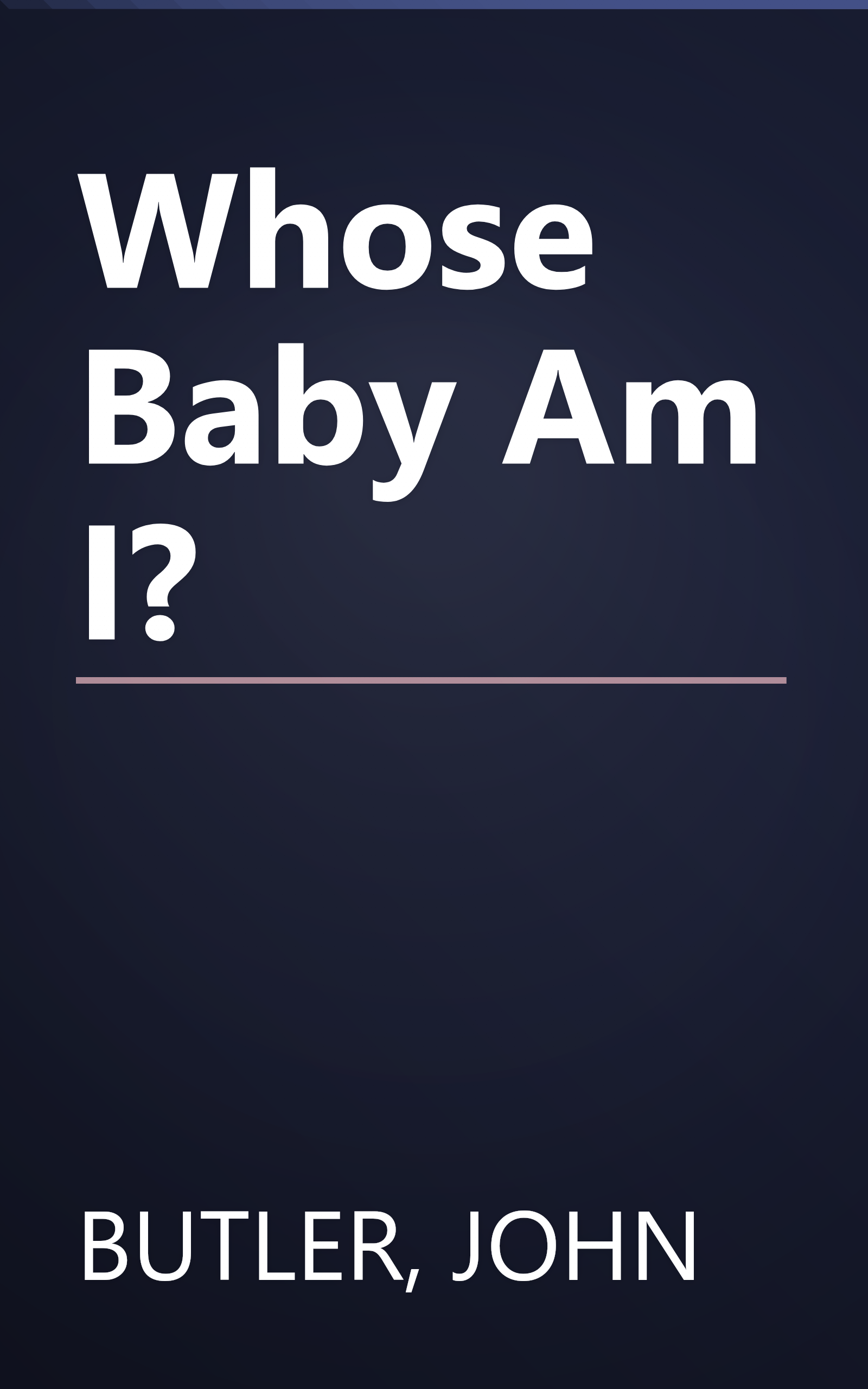 Whose Baby Am I? book cover