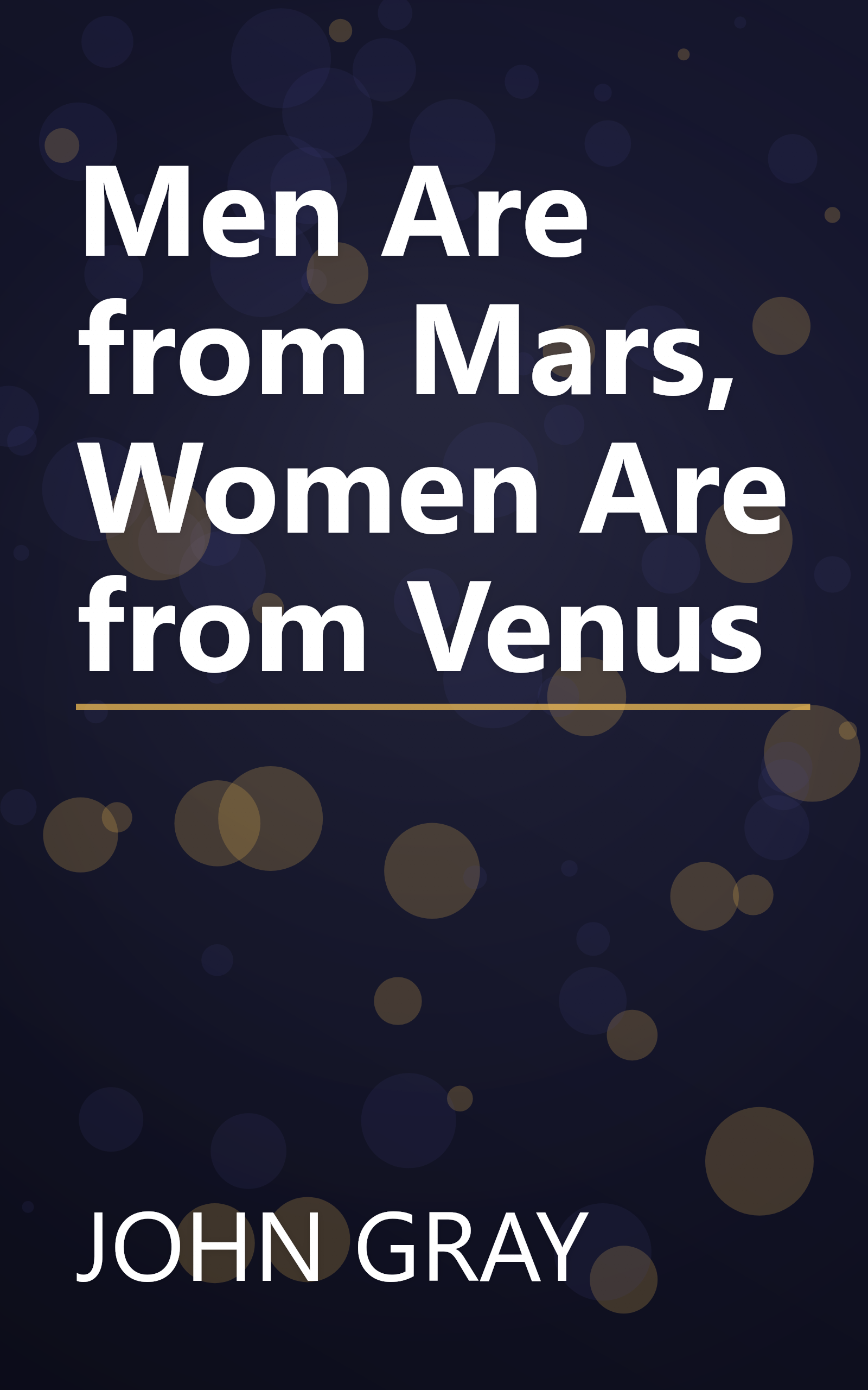 Men Are from Mars, Women Are from Venus book cover