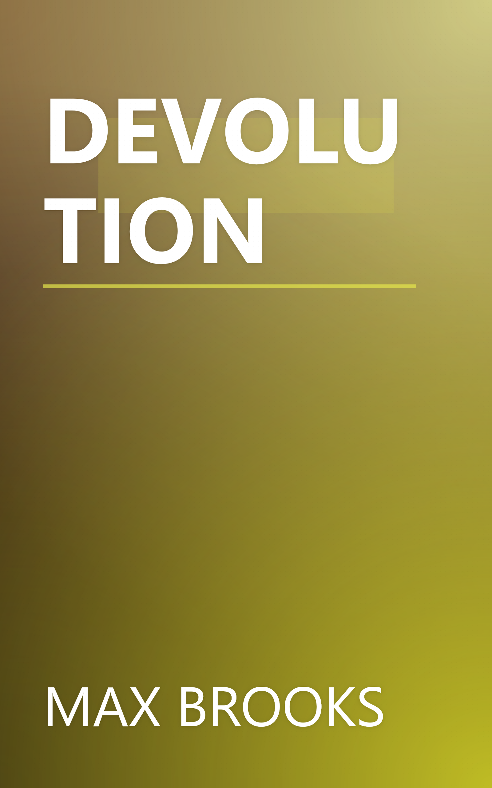 DEVOLUTION book cover