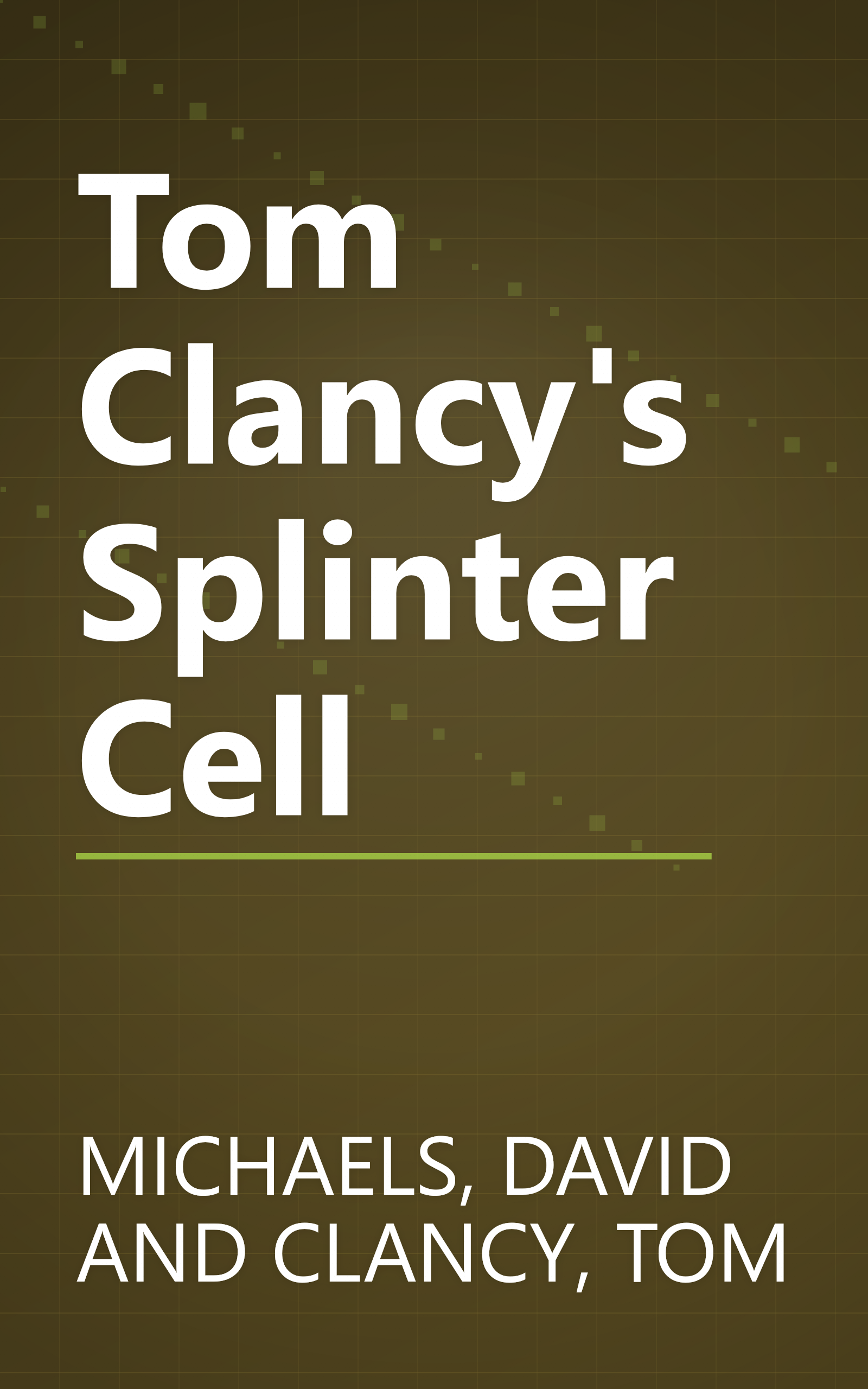 Tom Clancy's Splinter Cell book cover