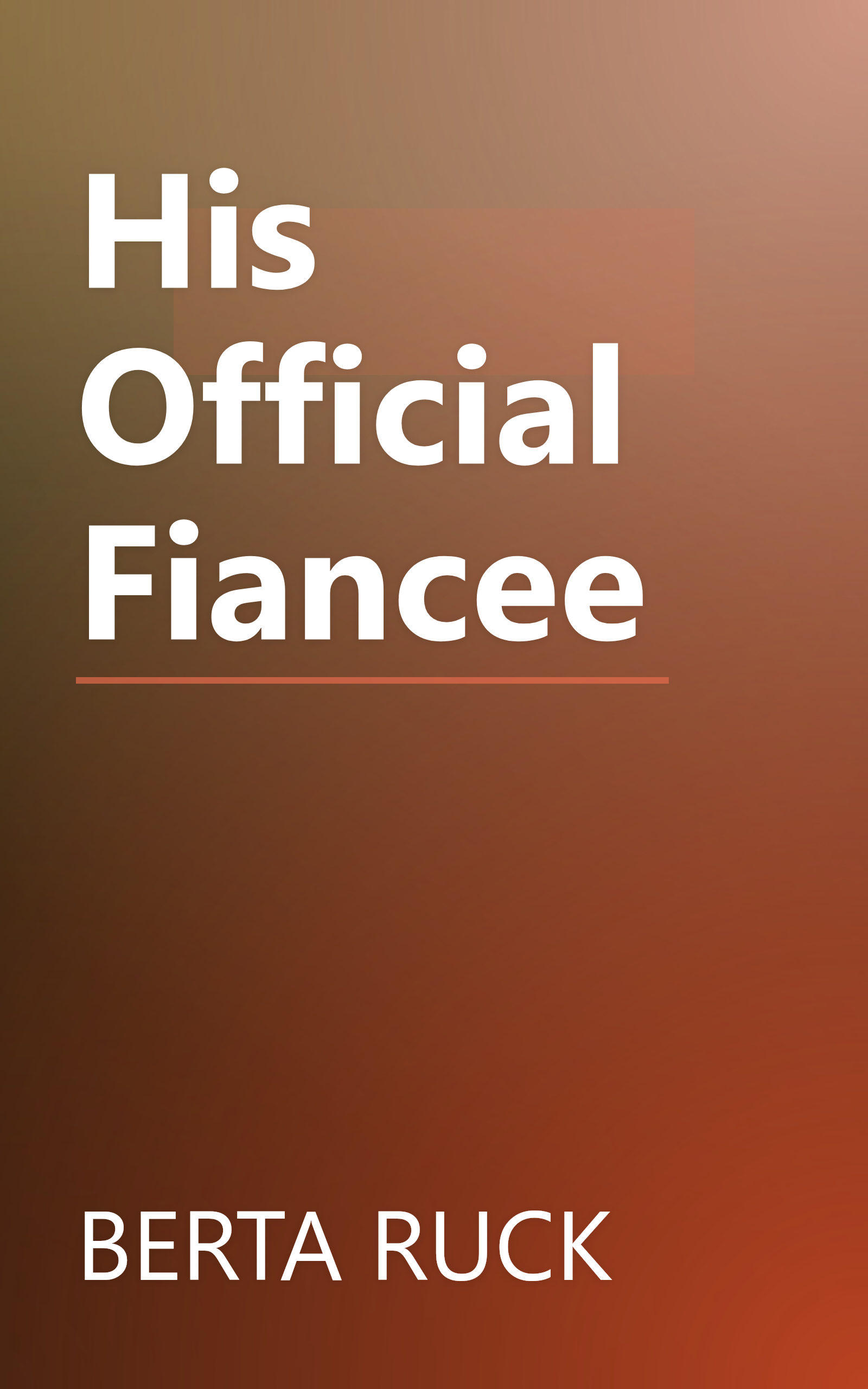 His Official Fiancee book cover