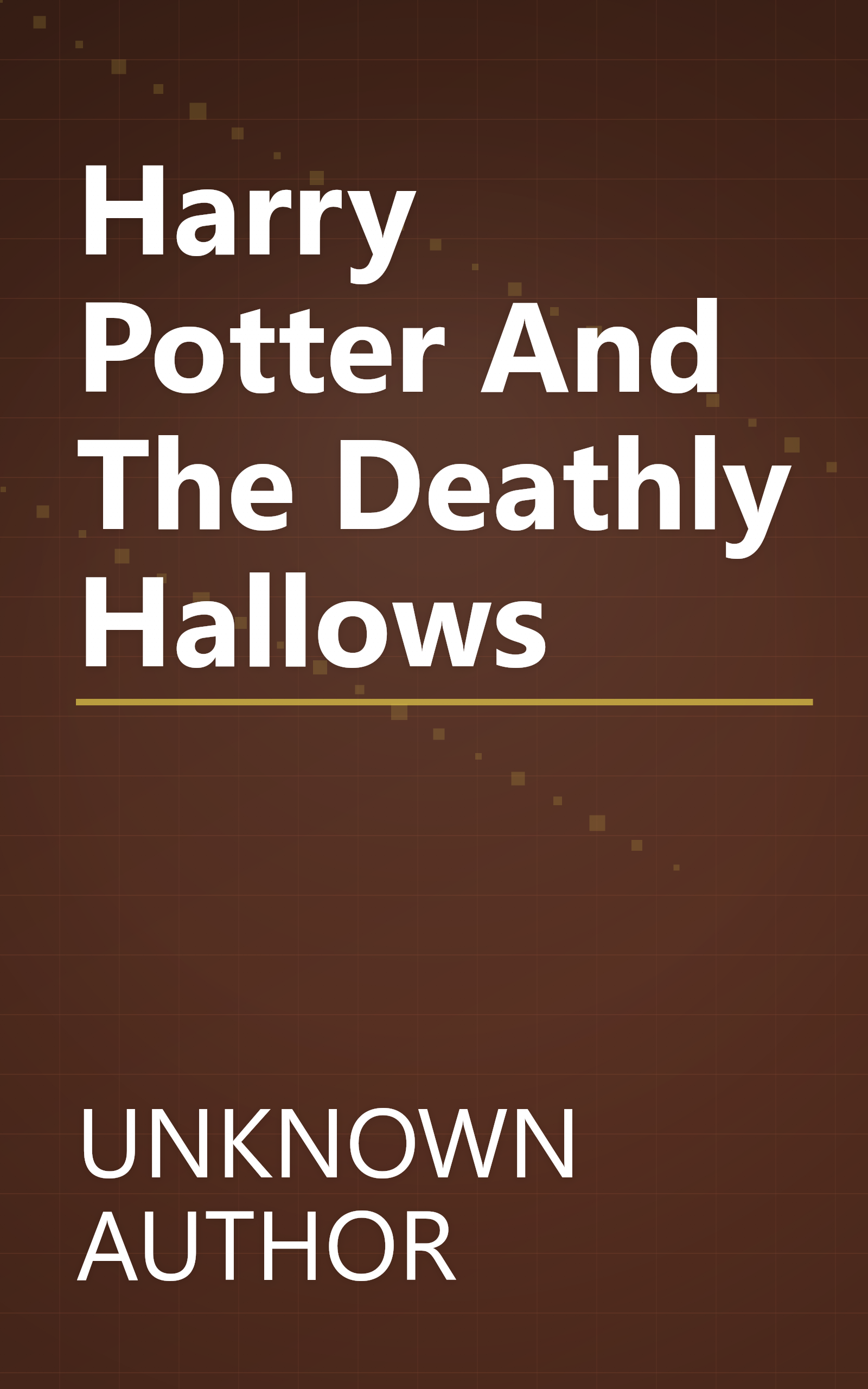 Harry Potter And The Deathly Hallows book cover