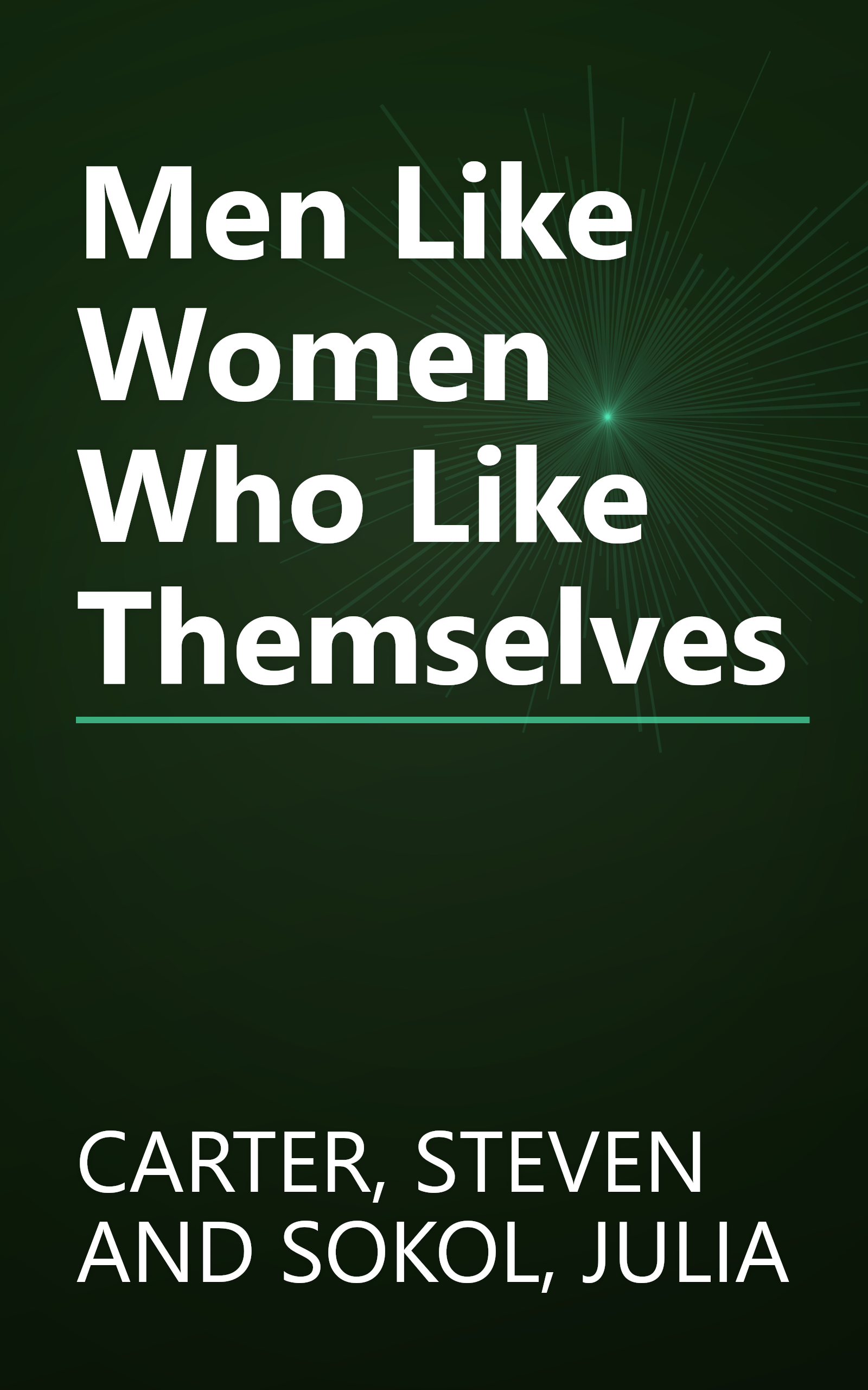 Men Like Women Who Like Themselves book cover