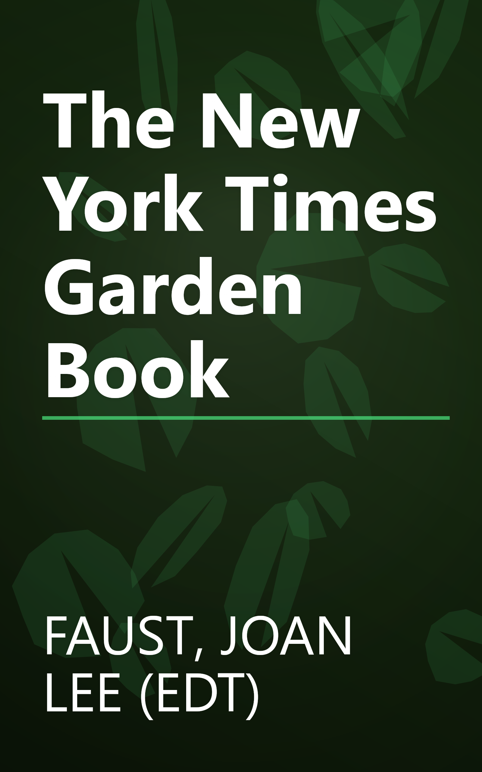 The New York Times Garden Book book cover
