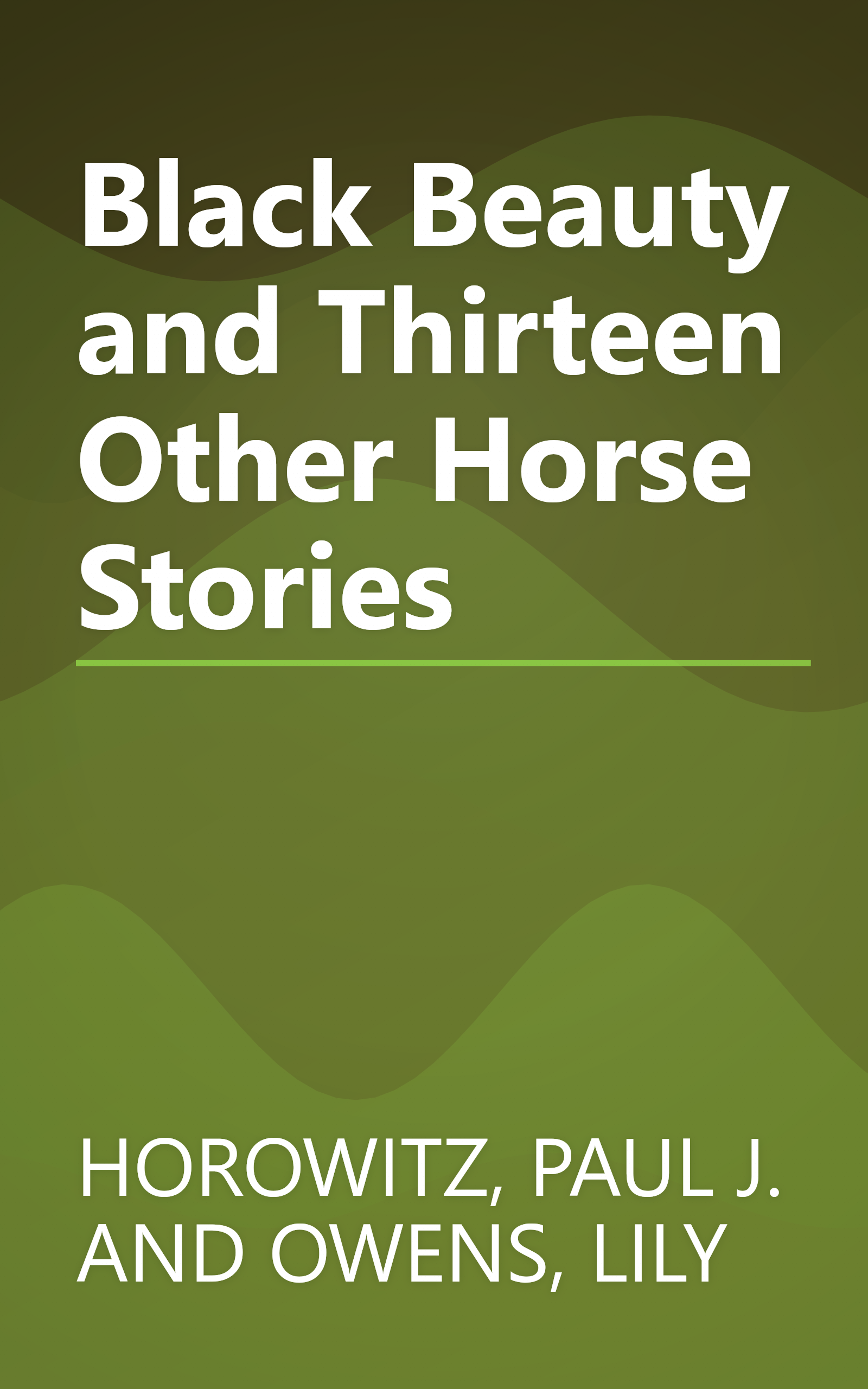 Black Beauty and Thirteen Other Horse Stories book cover