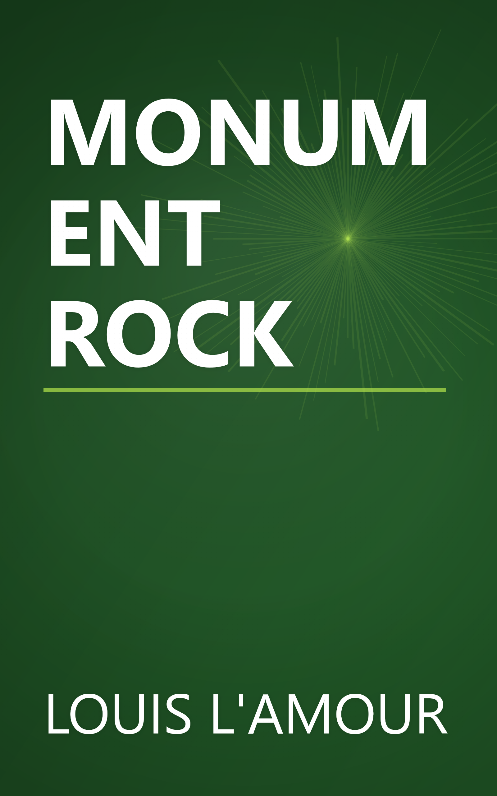 MONUMENT ROCK book cover