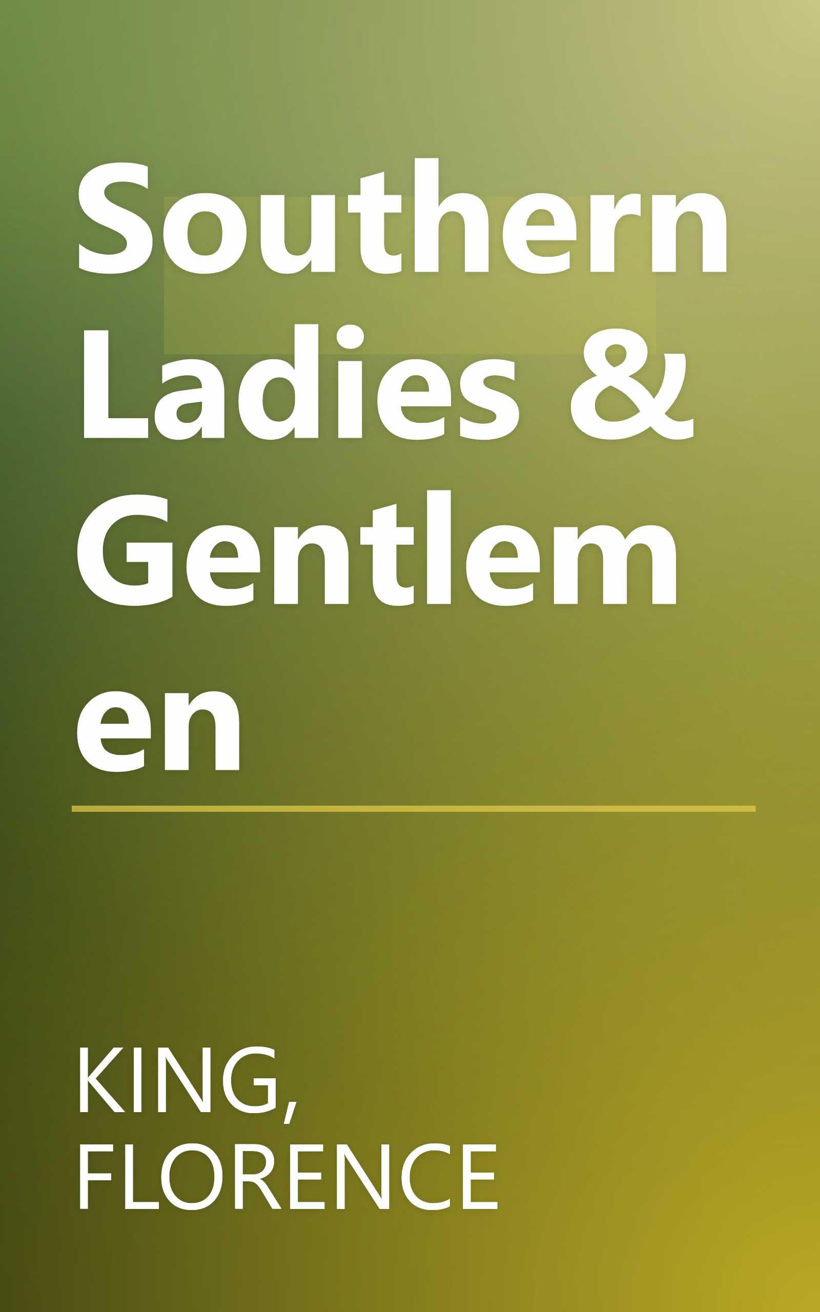 Southern Ladies & Gentlemen book cover