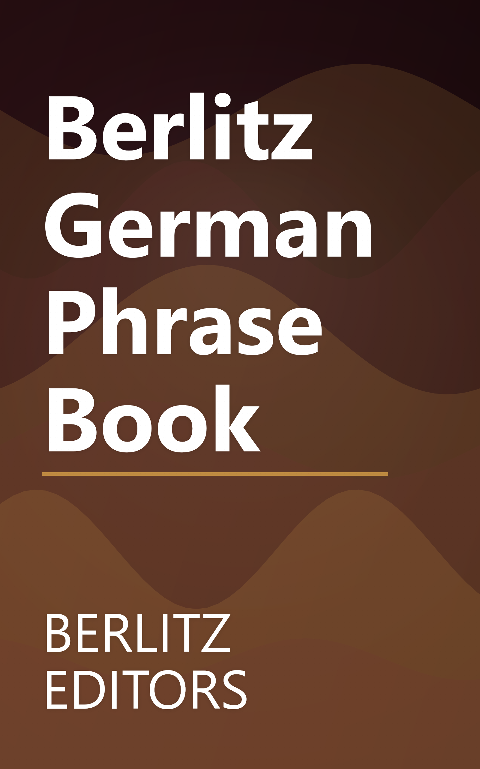 Berlitz German Phrase Book book cover