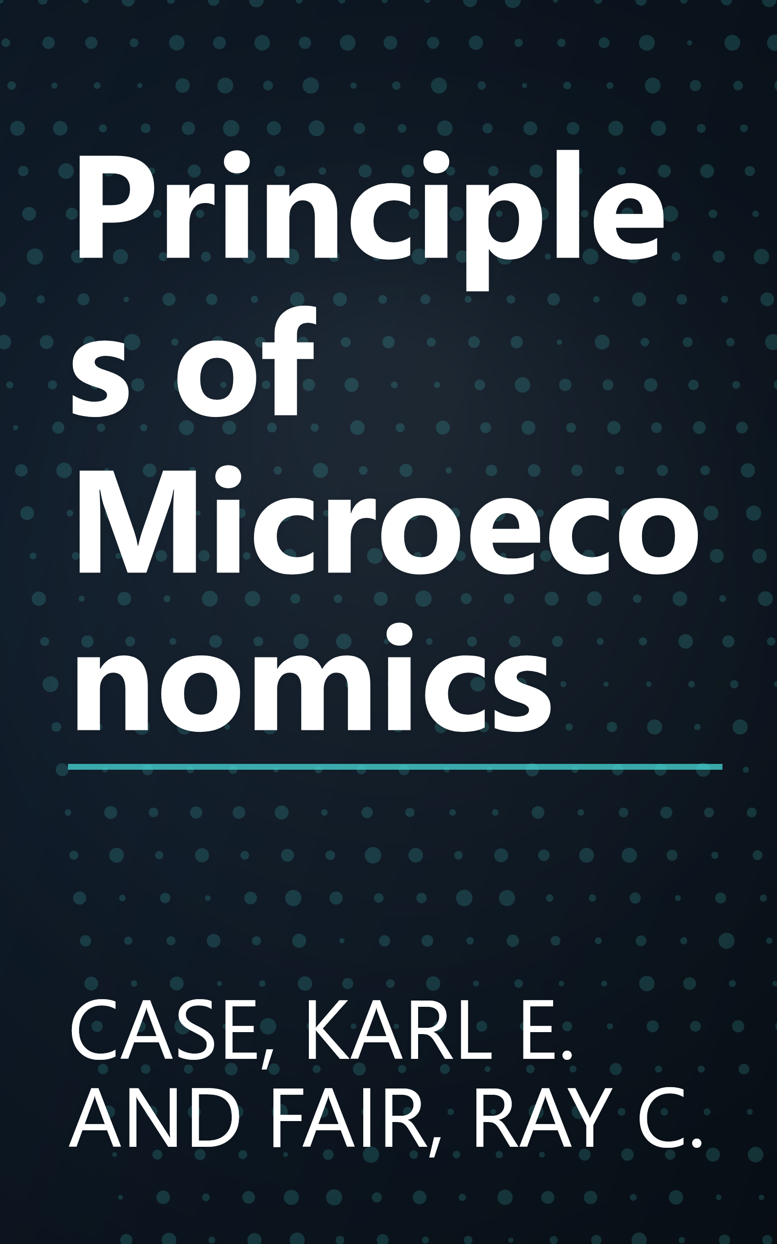 Principles of Microeconomics book cover