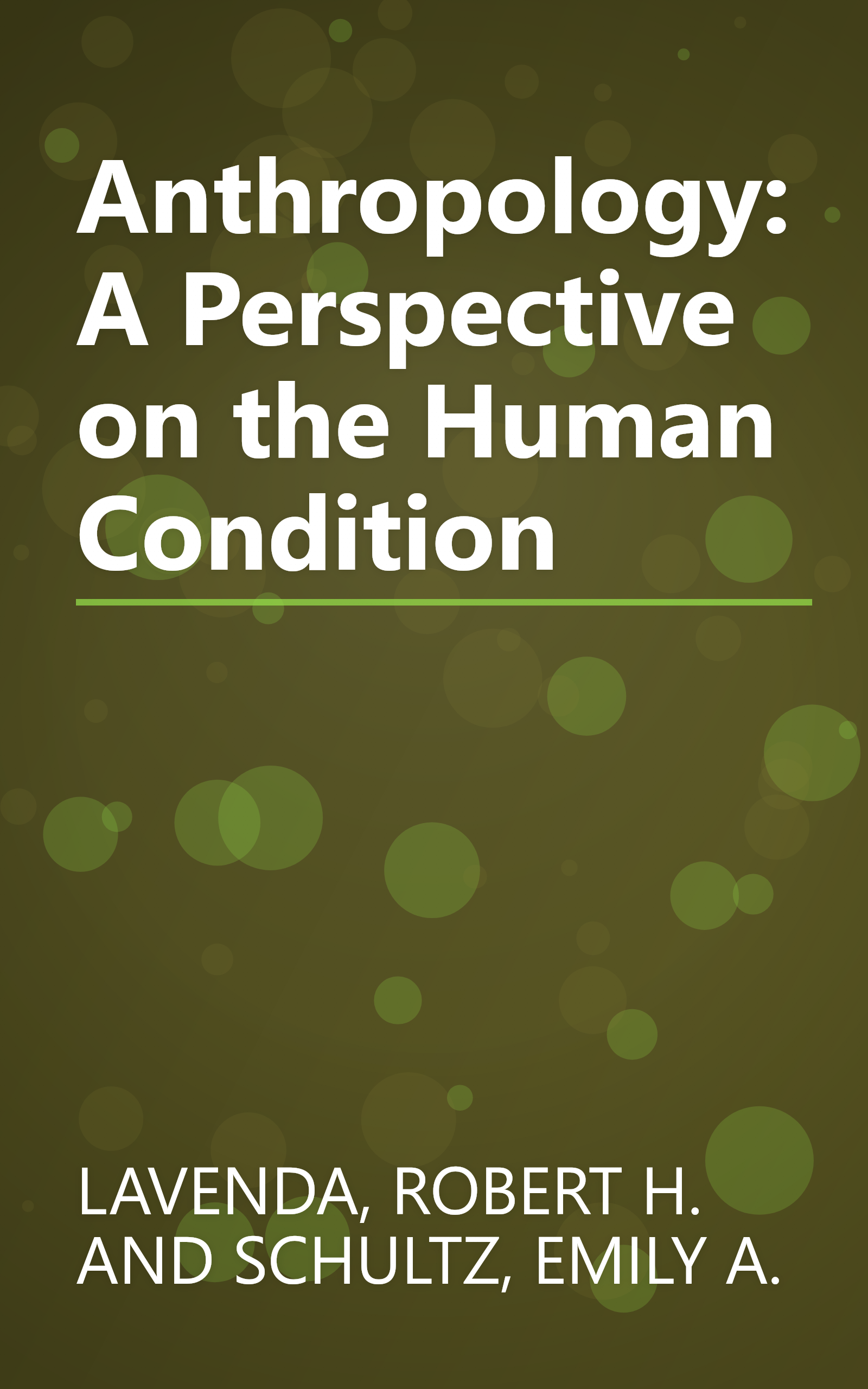 Anthropology: A Perspective on the Human Condition book cover