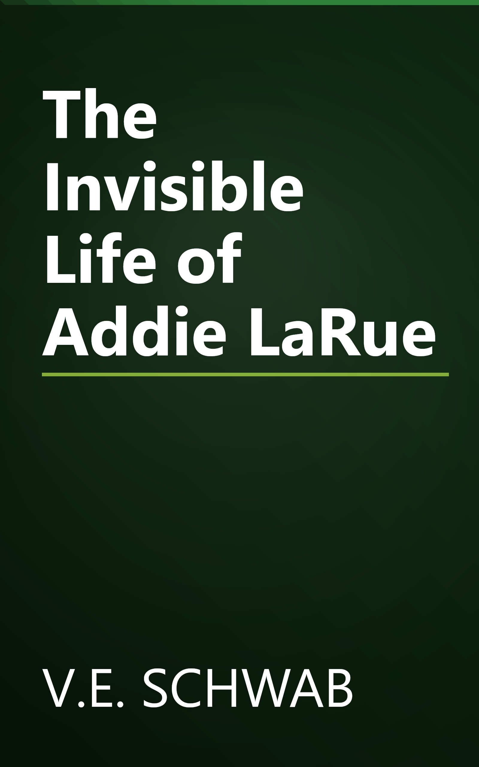 The Invisible Life of Addie LaRue book cover