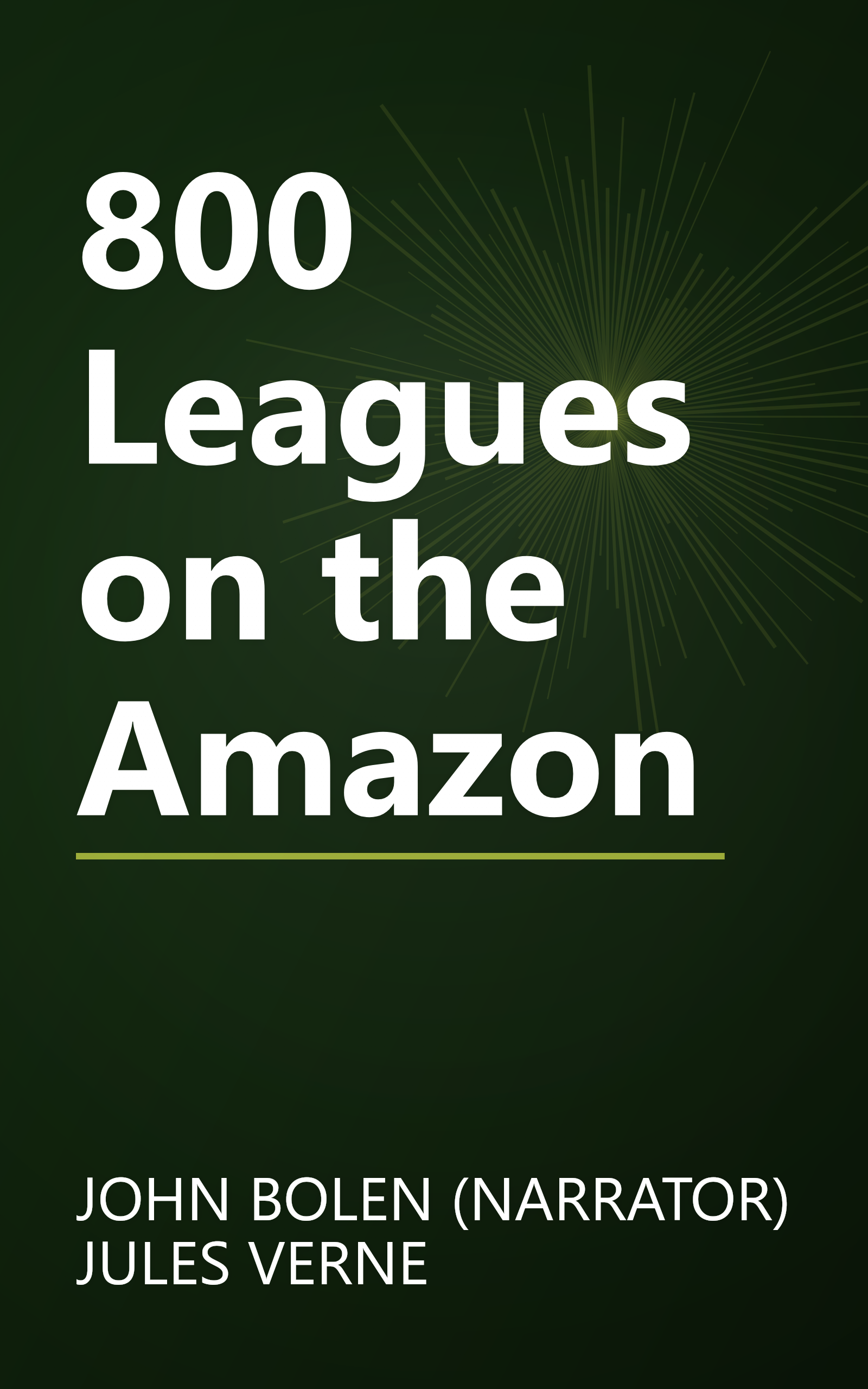 800 Leagues on the Amazon book cover