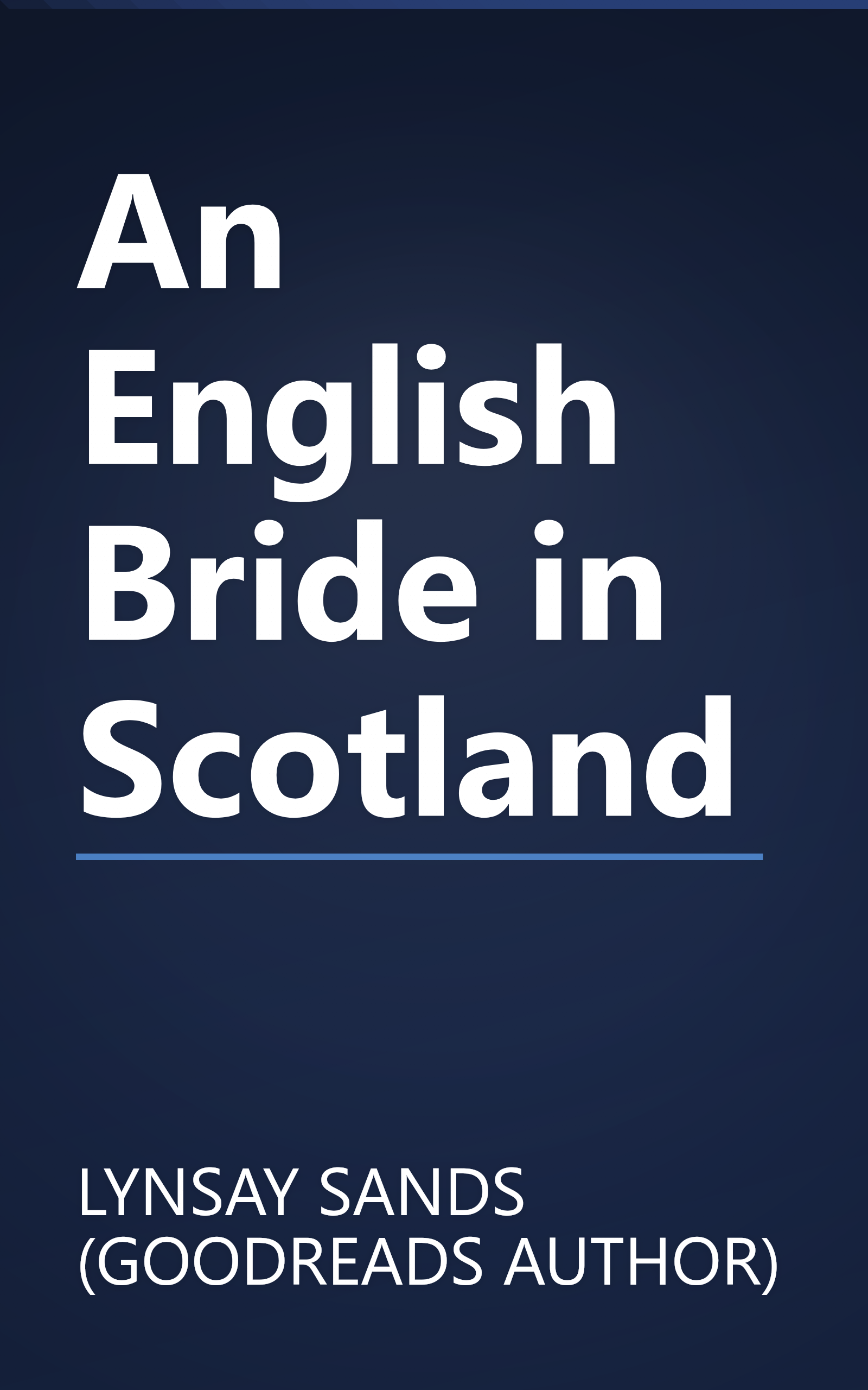 An English Bride in Scotland book cover