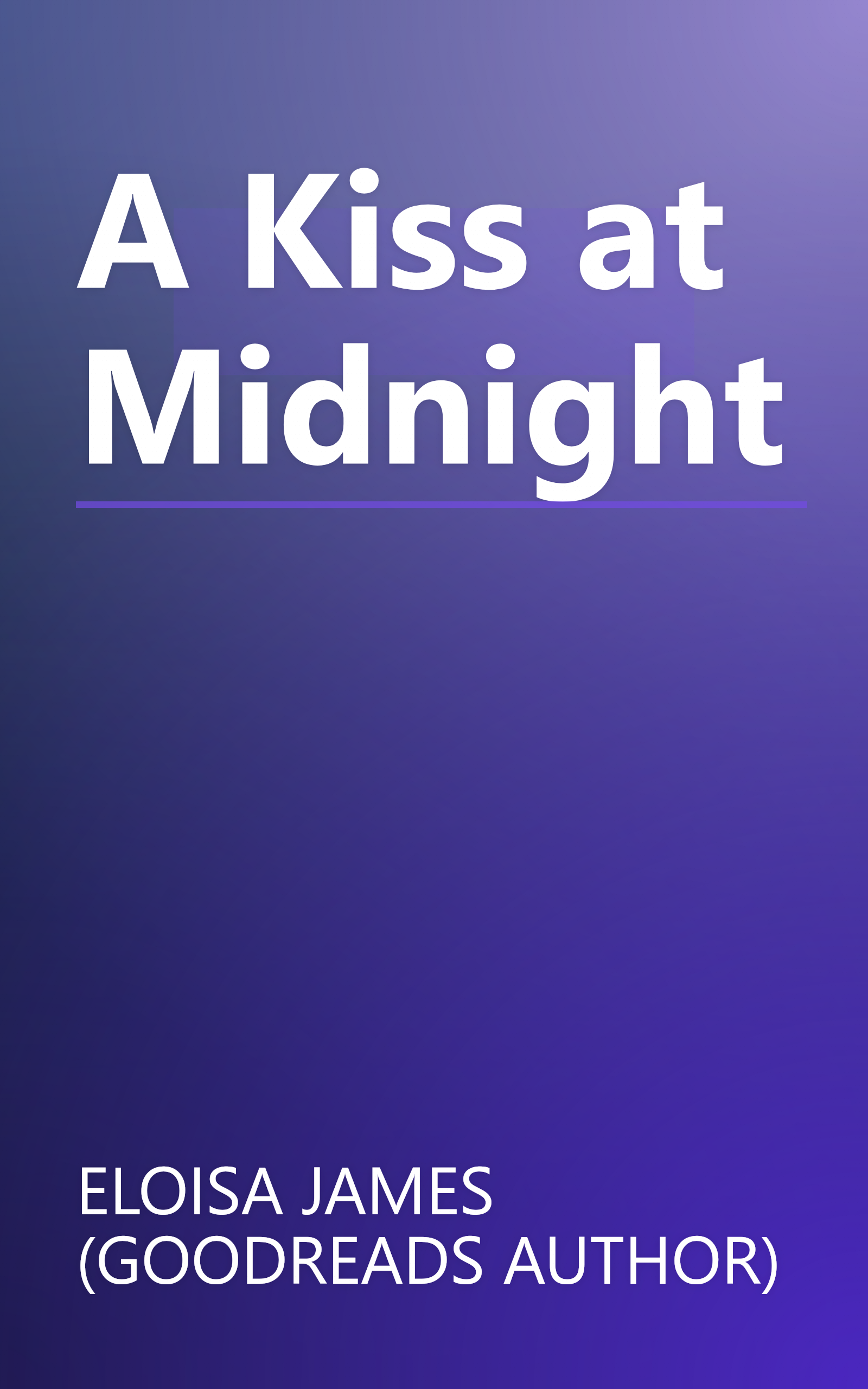 A Kiss at Midnight book cover