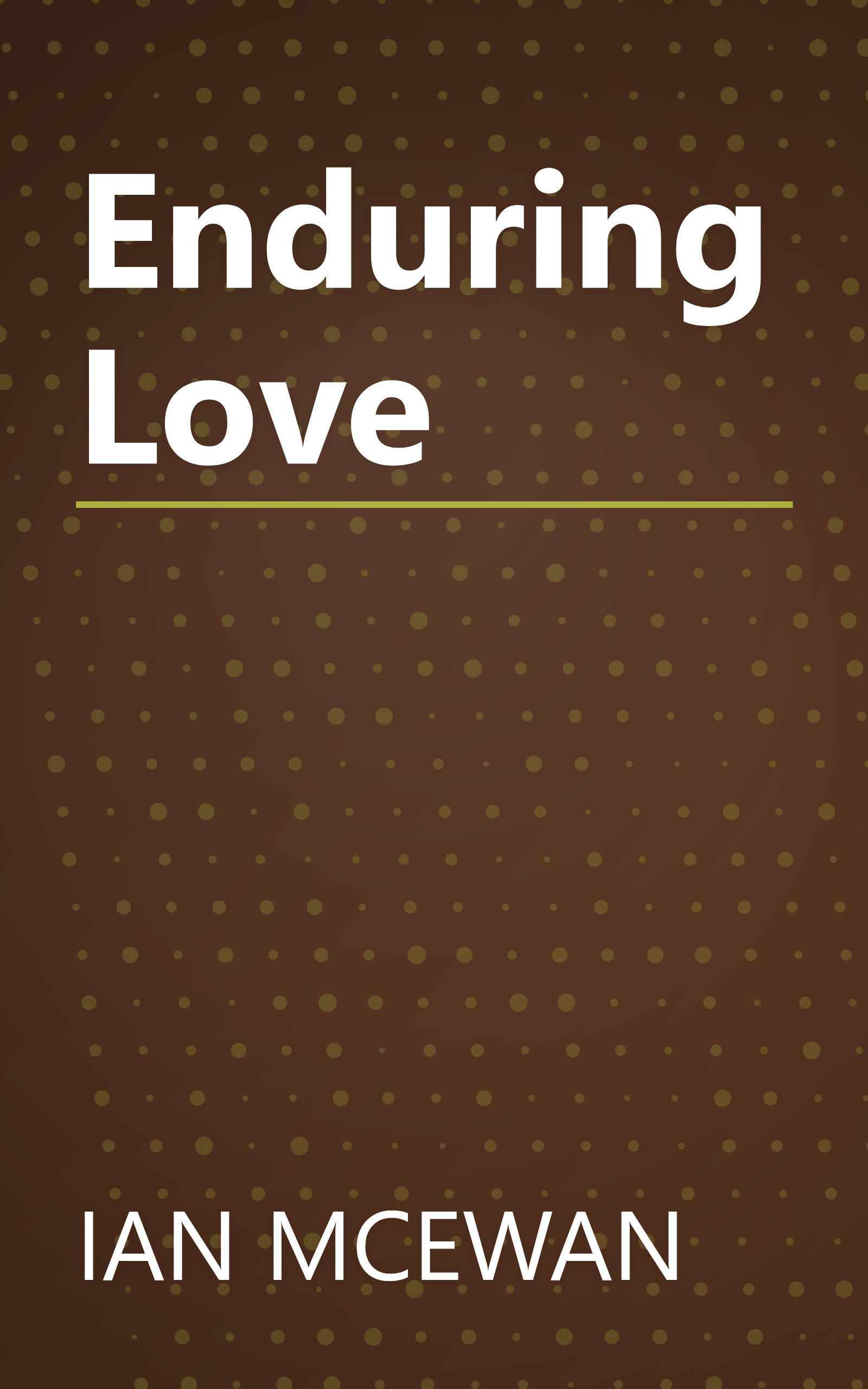 Enduring Love book cover