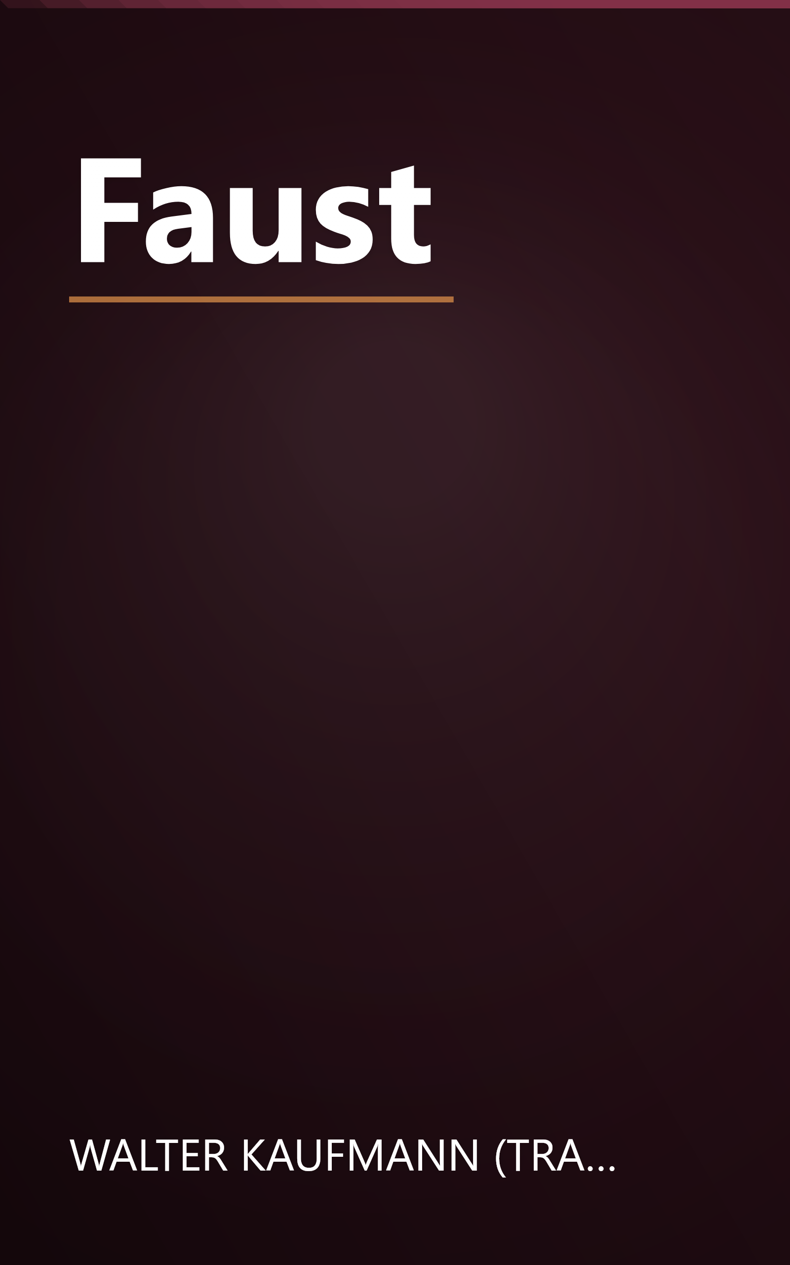 Faust book cover