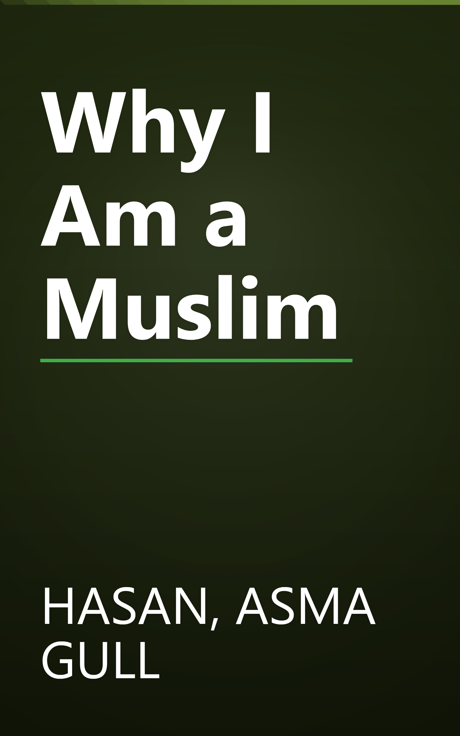 Why I Am a Muslim book cover