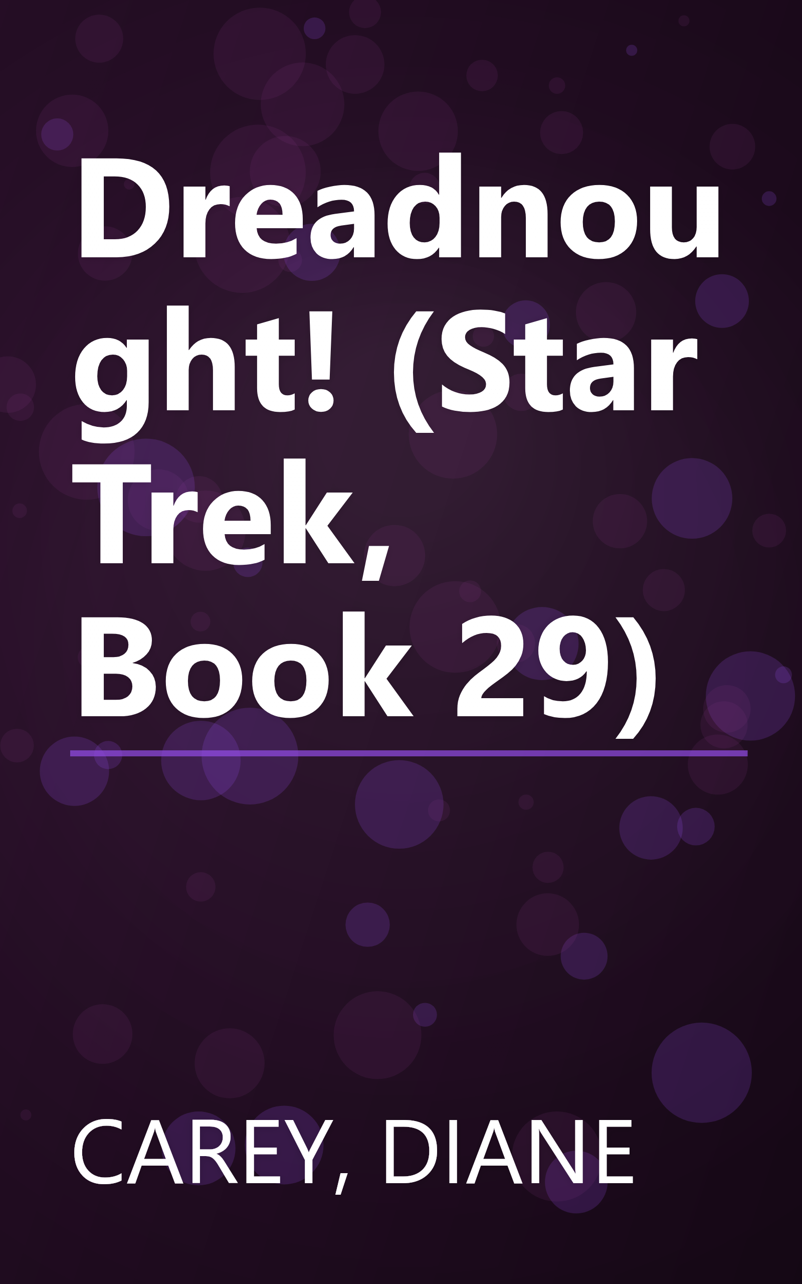 Dreadnought! (Star Trek, Book 29) book cover