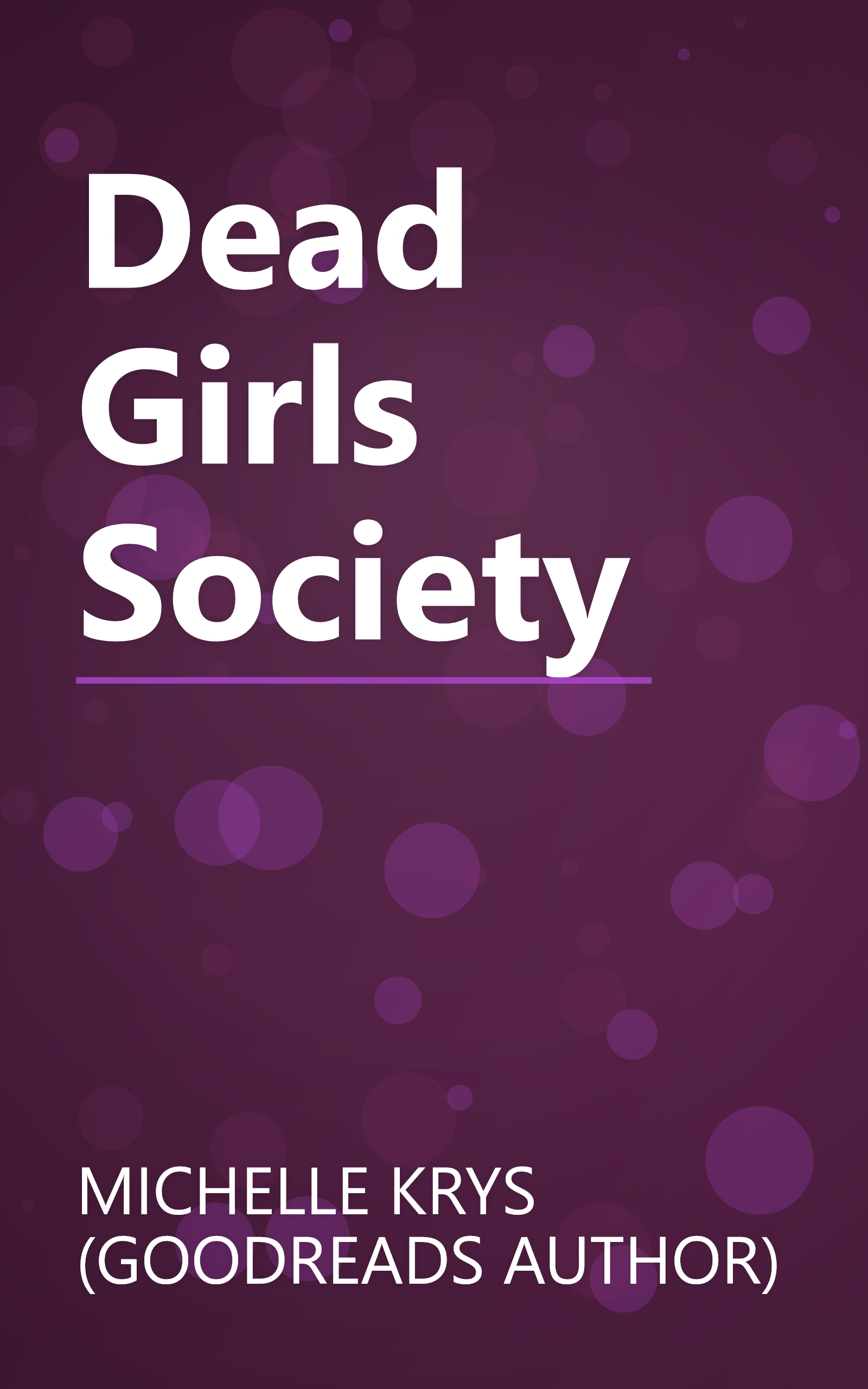 Dead Girls Society book cover