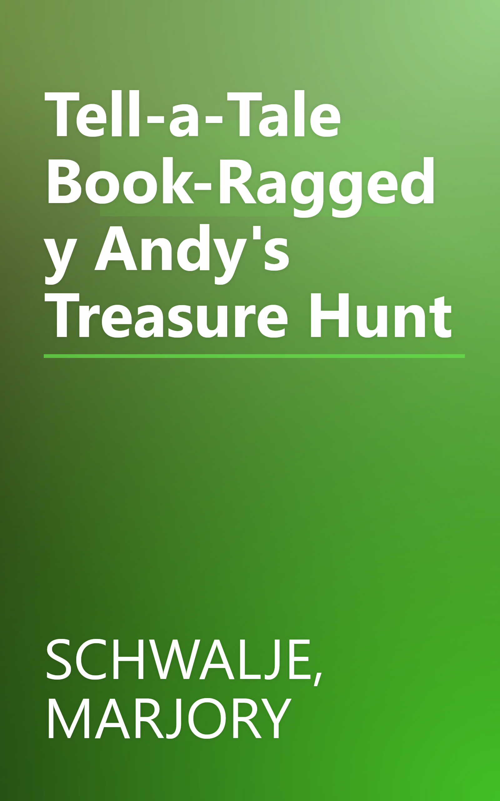 Tell-a-Tale Book-Raggedy Andy's Treasure Hunt book cover