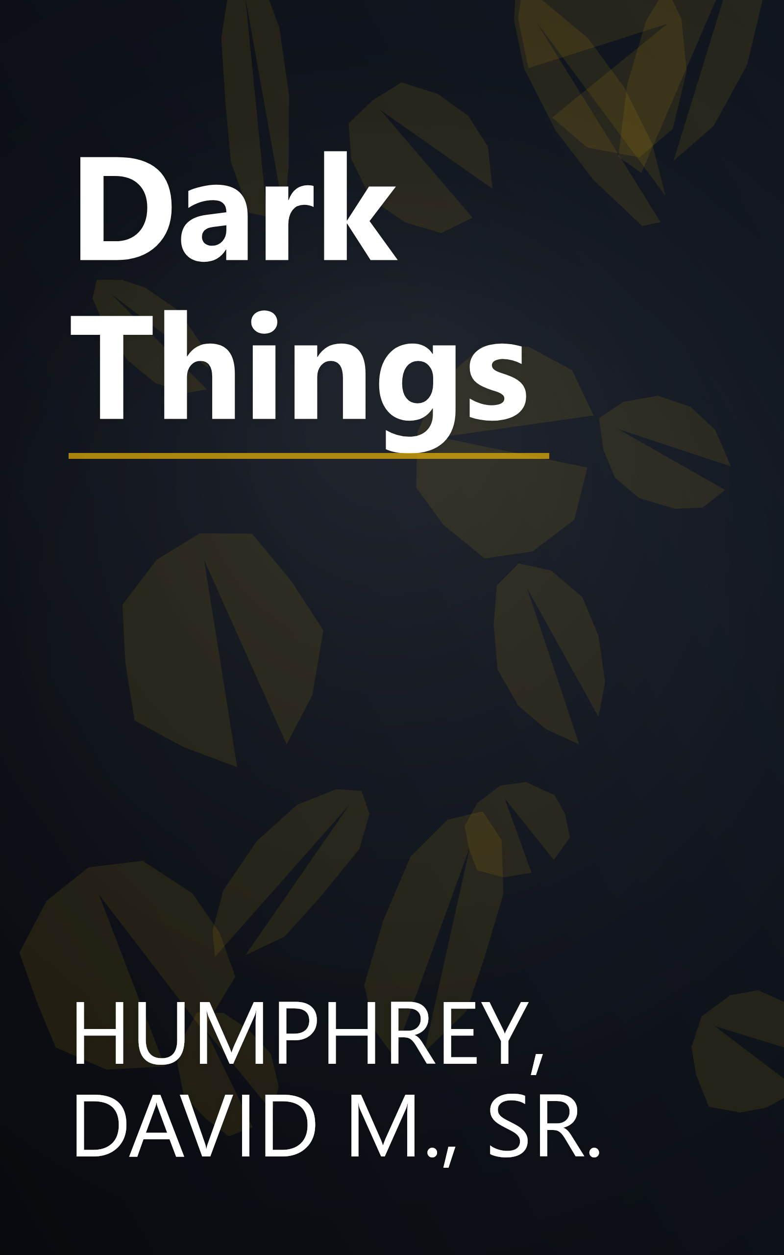 Dark Things book cover