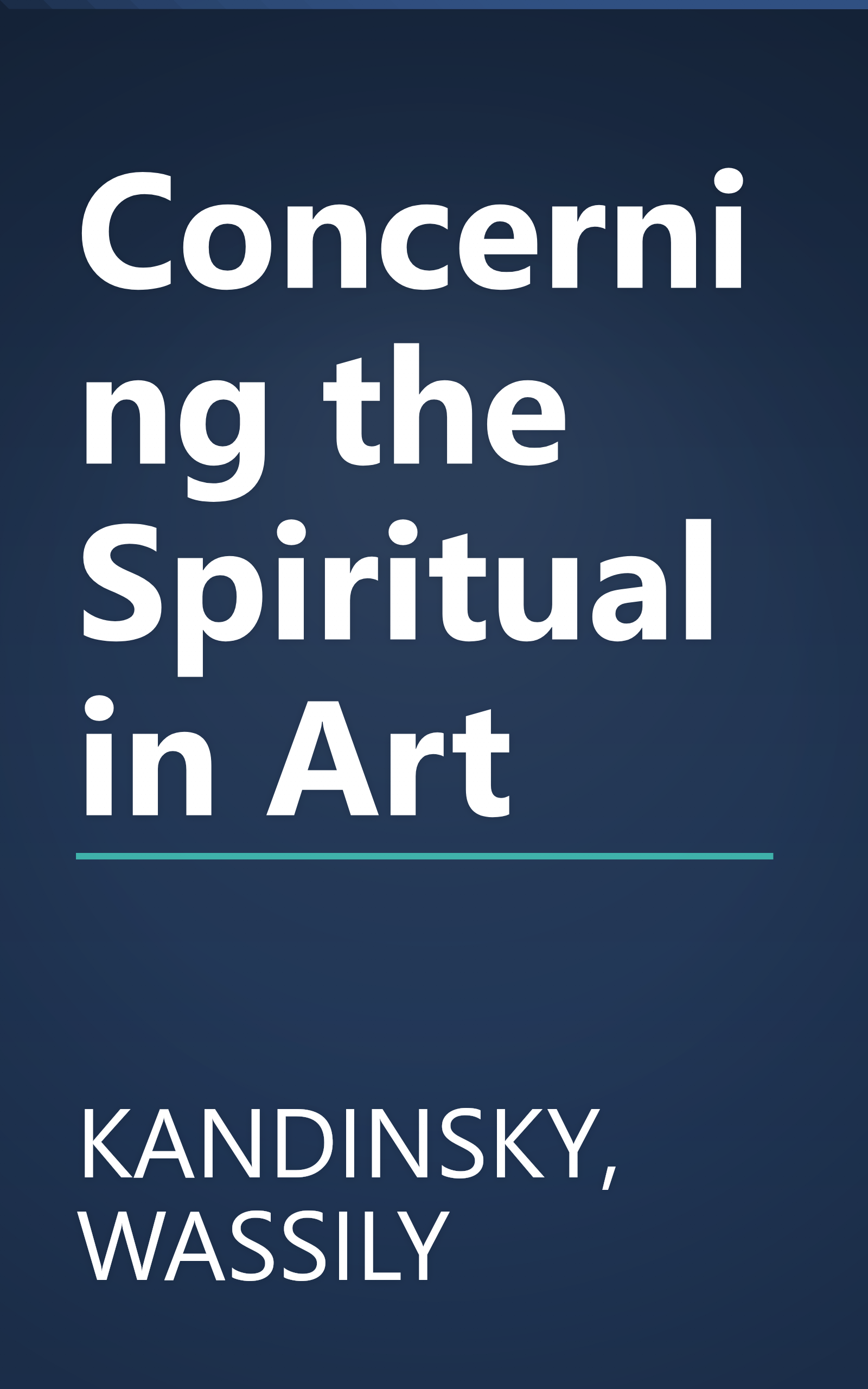 Concerning the Spiritual in Art book cover