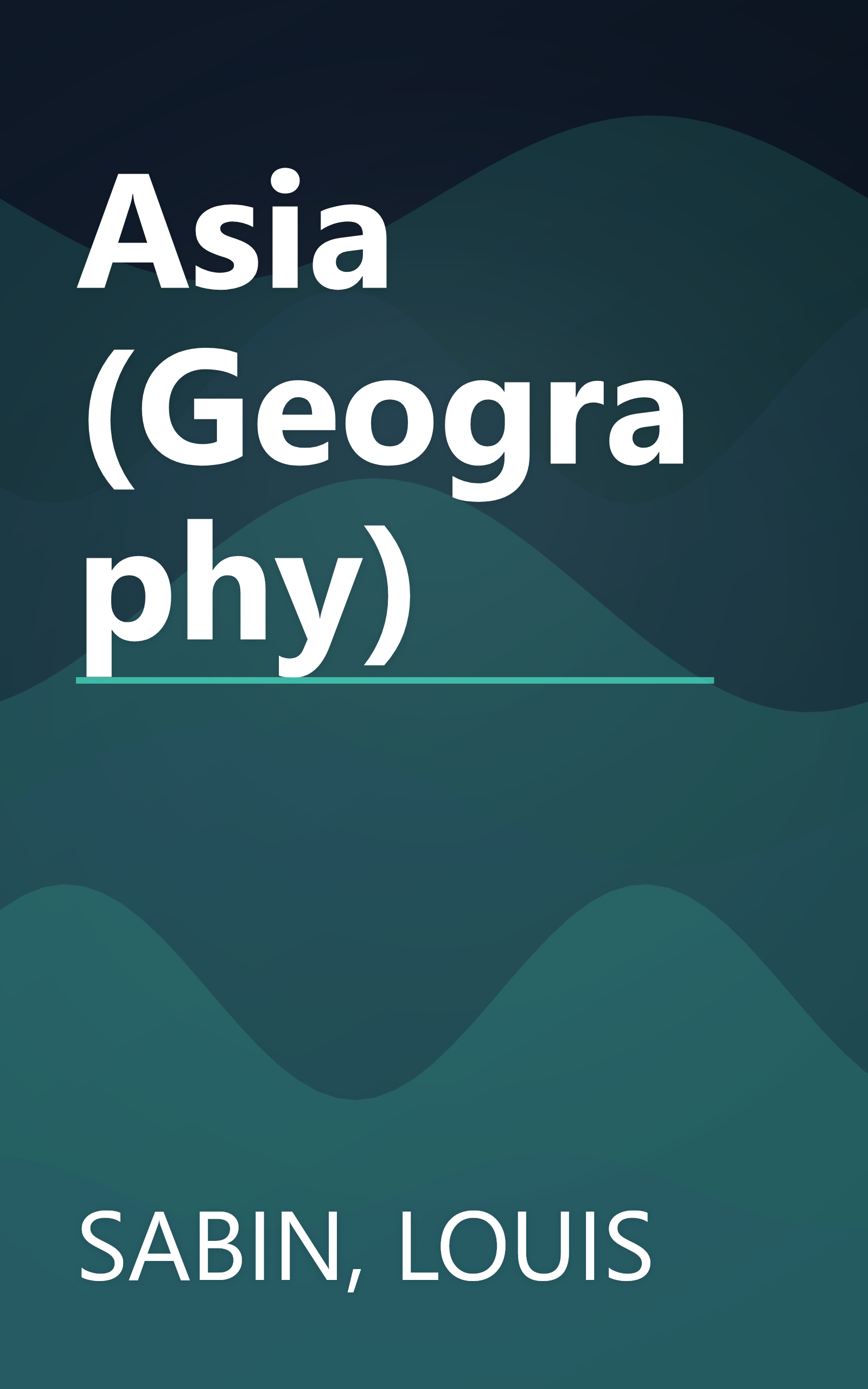 Asia (Geography) book cover