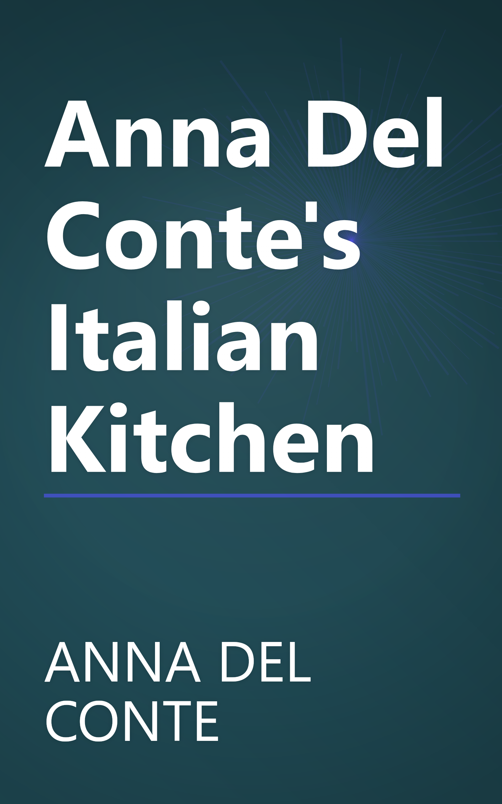 Anna Del Conte's Italian Kitchen book cover