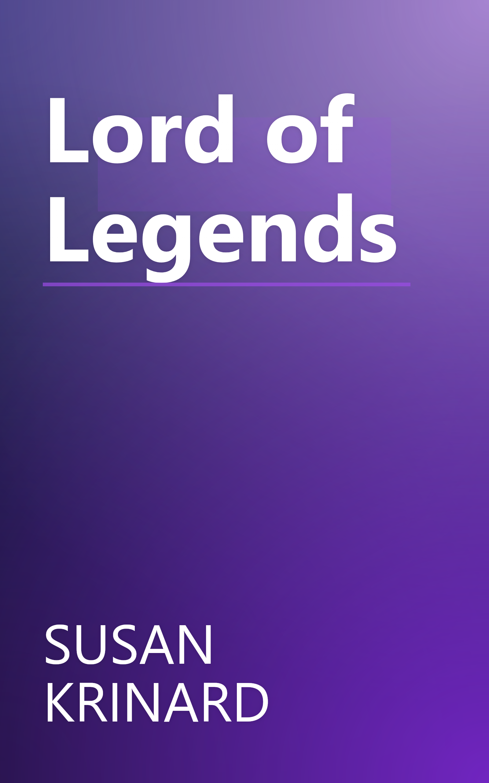 Lord of Legends book cover