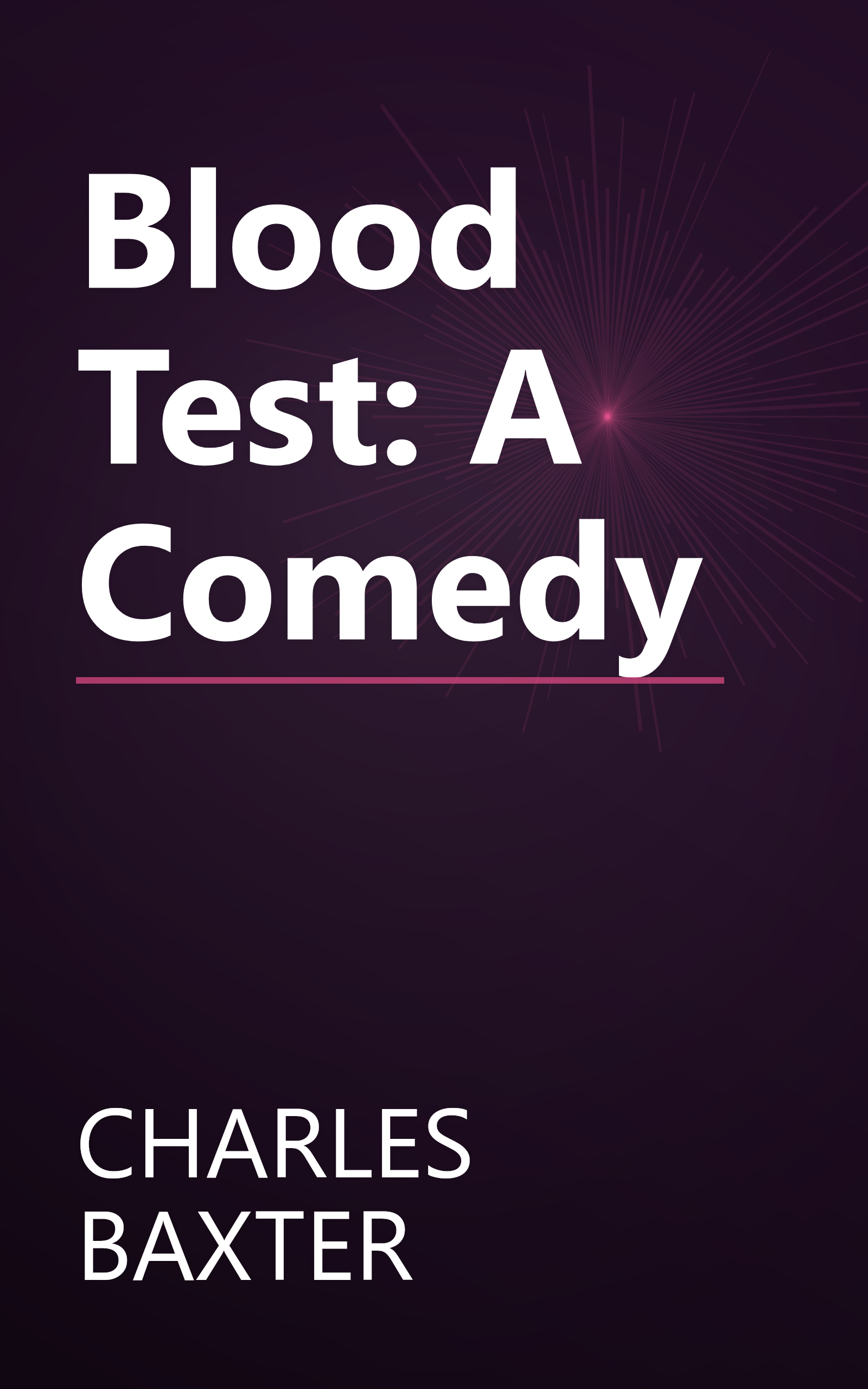 Blood Test: A Comedy book cover